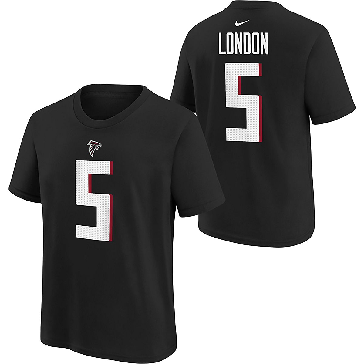 Nike Kids' Atlanta Falcons Drake London Fuse Name and Number Short ...