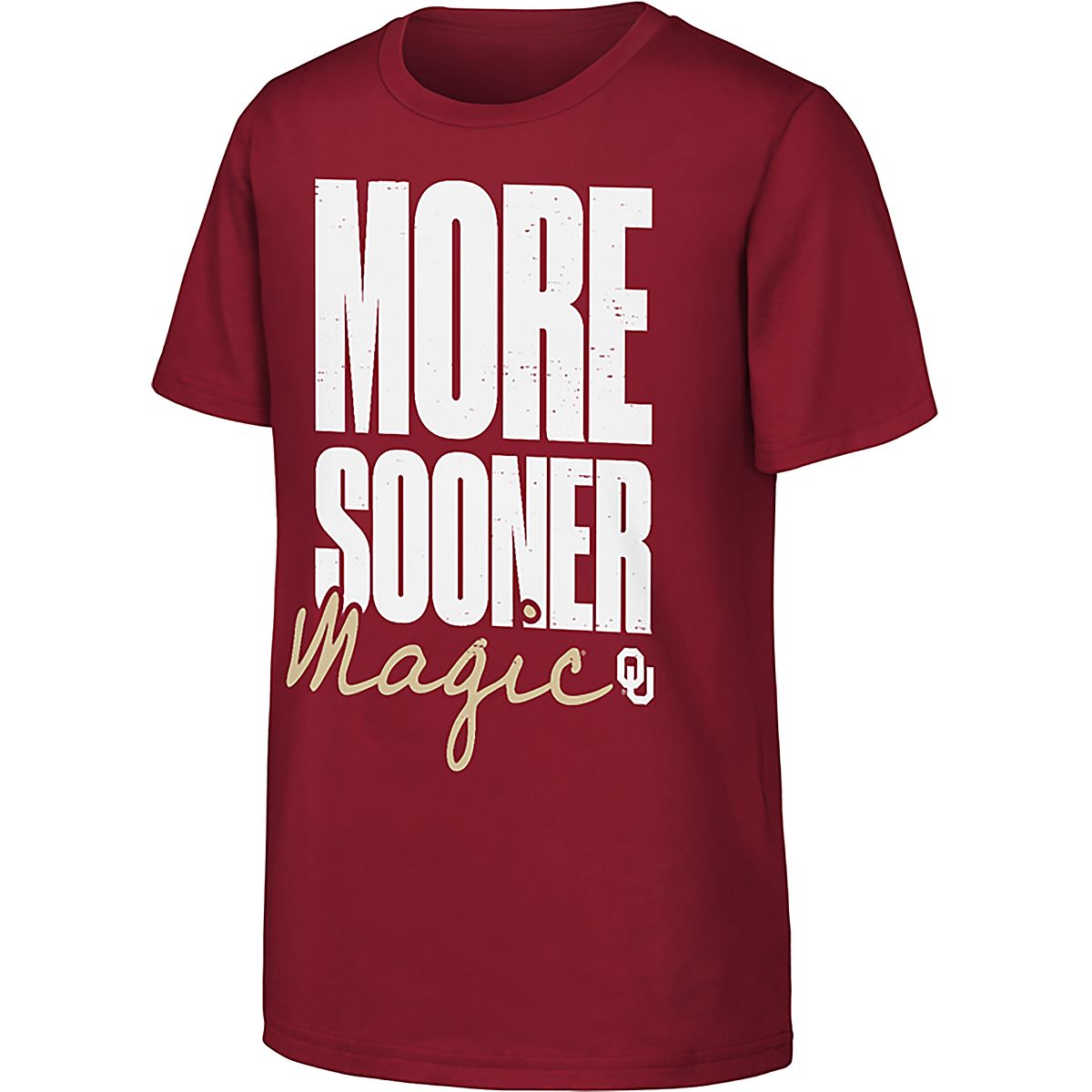 Outerstuff Boys' University of Oklahoma More Sooner Magic Fan Graphic T ...