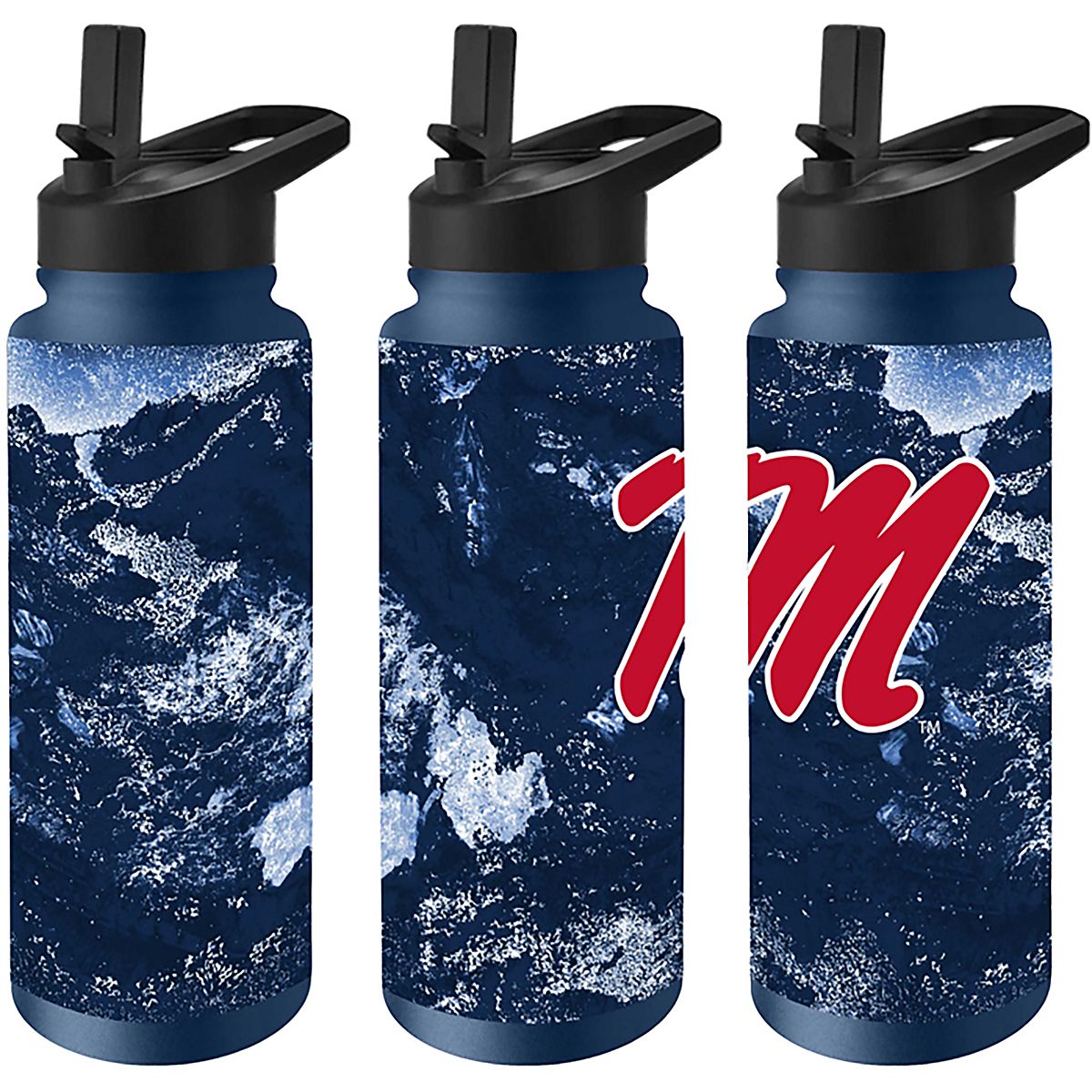 Logo Brands University of Mississippi 34 oz Camo Quencher Bottle | Academy