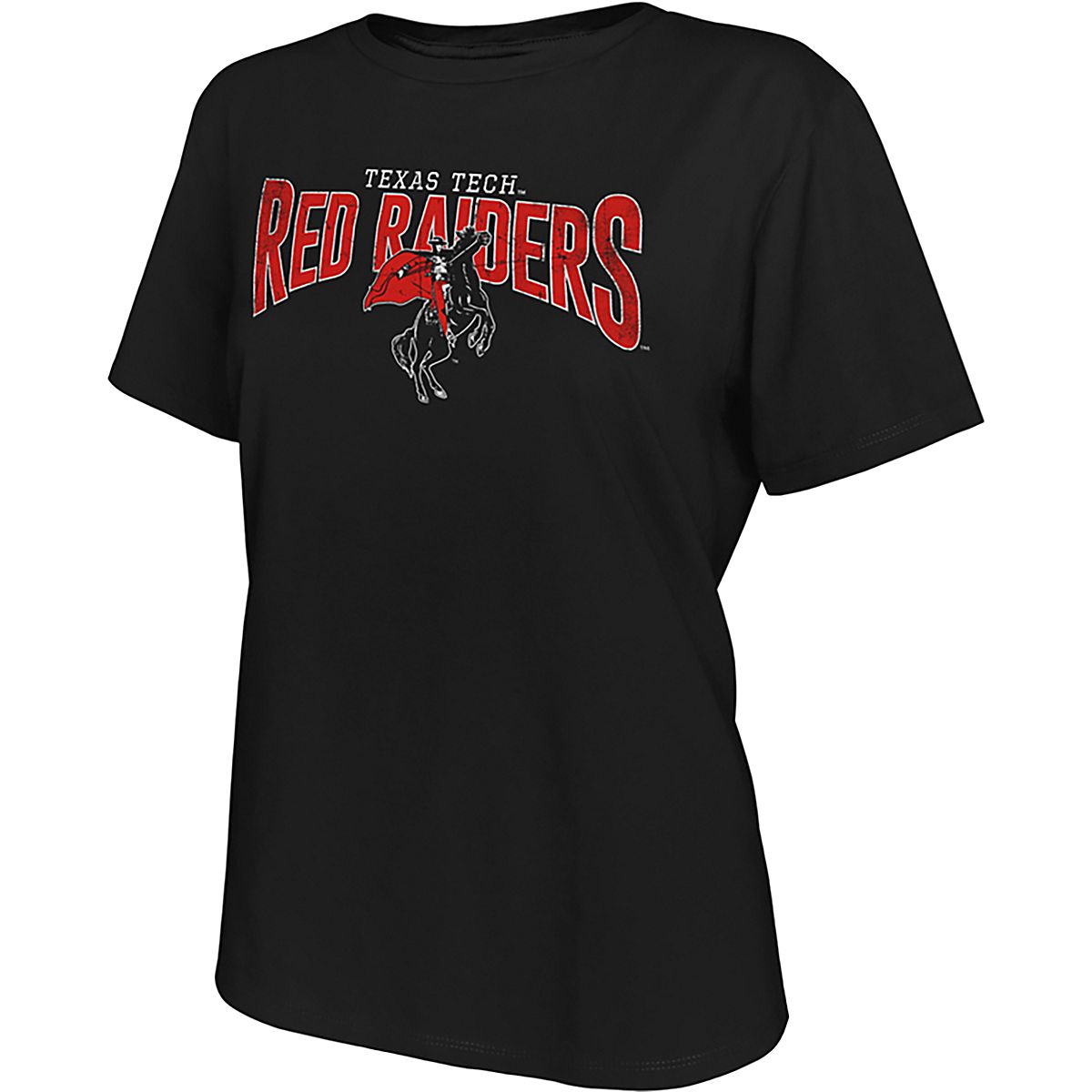 Retro Brand Women’s Texas Tech University Red Raider Logo Boxy T-shirt ...