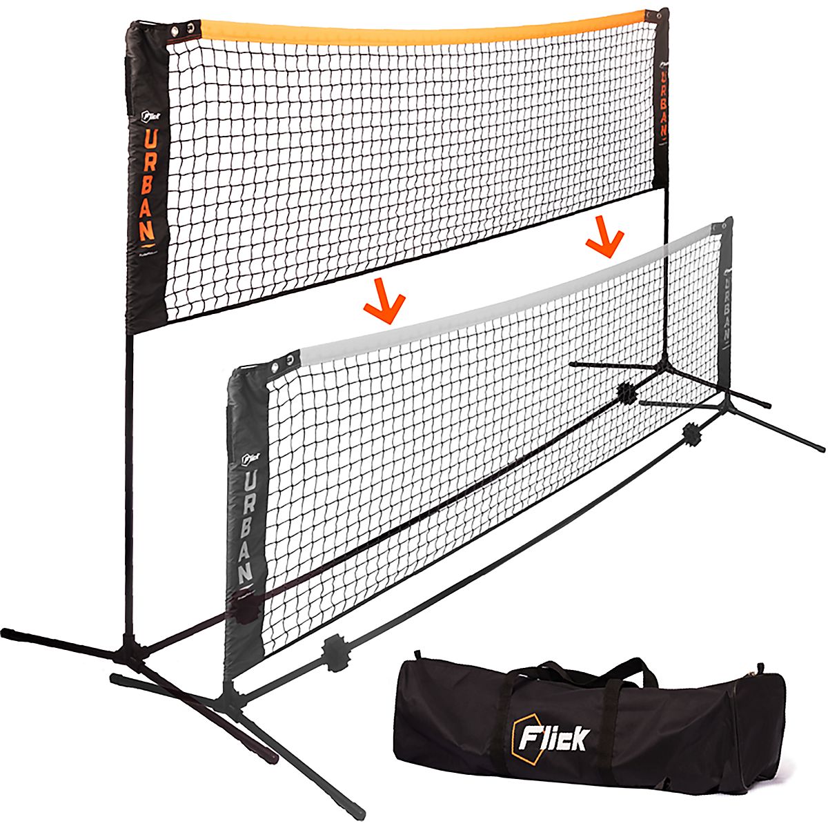 Flick Urban Dual Height Maxi Soccer/Tennis Net | Academy