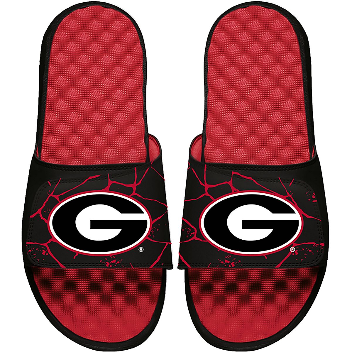 ISlide Adults' Georgia Bulldogs Shatter Slide Sandals | Academy