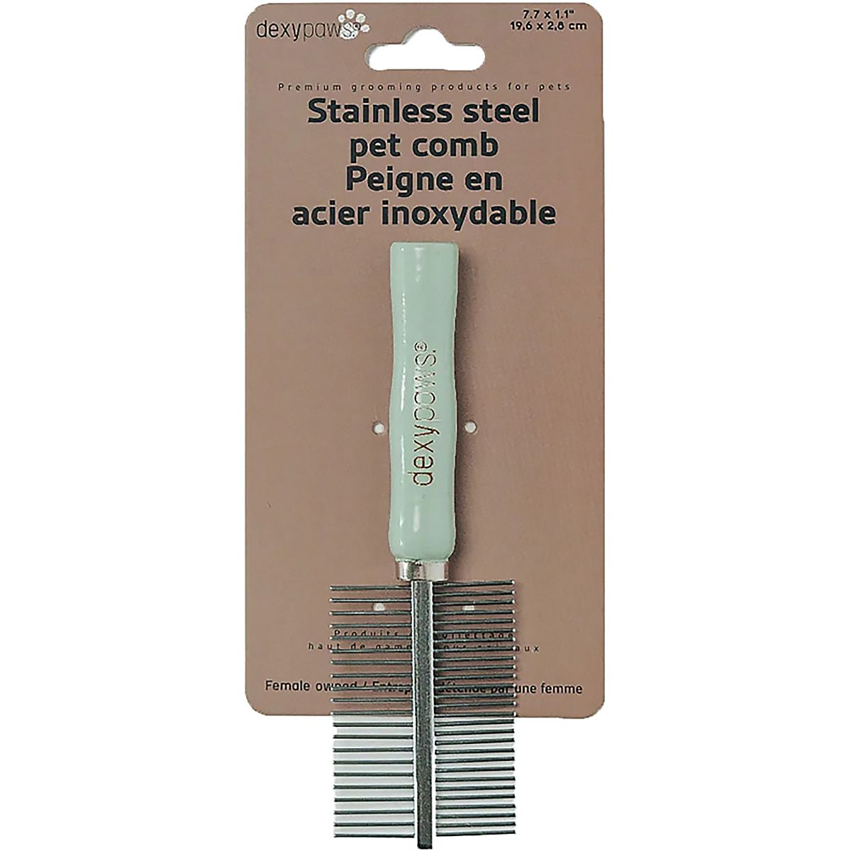 Dexypaws Stainless Steel Pet Comb | Academy