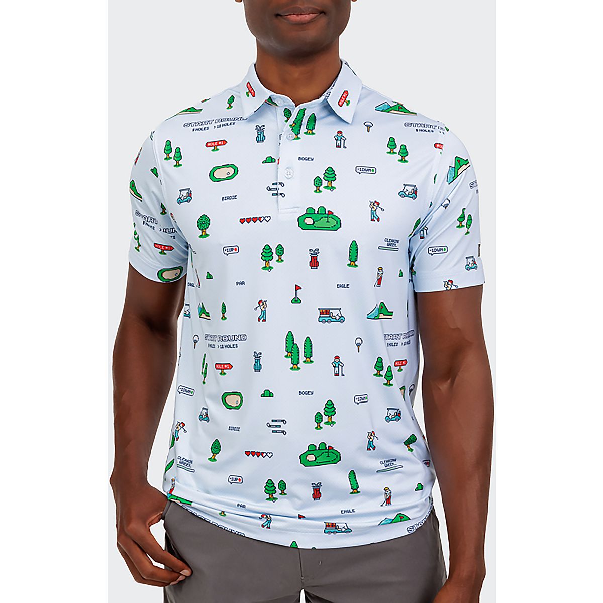 Waggle Golf Men's Super Waggle Bros Polo Shirt | Academy