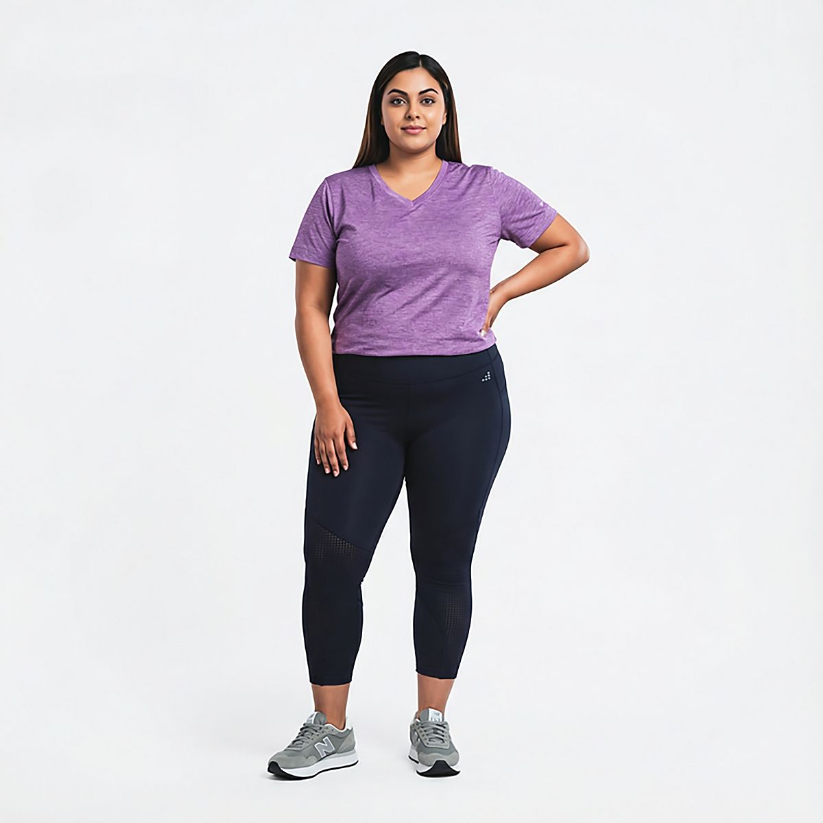 BCG Women's Plus Run High Waisted Dye Cut 7/8 Legging | Academy