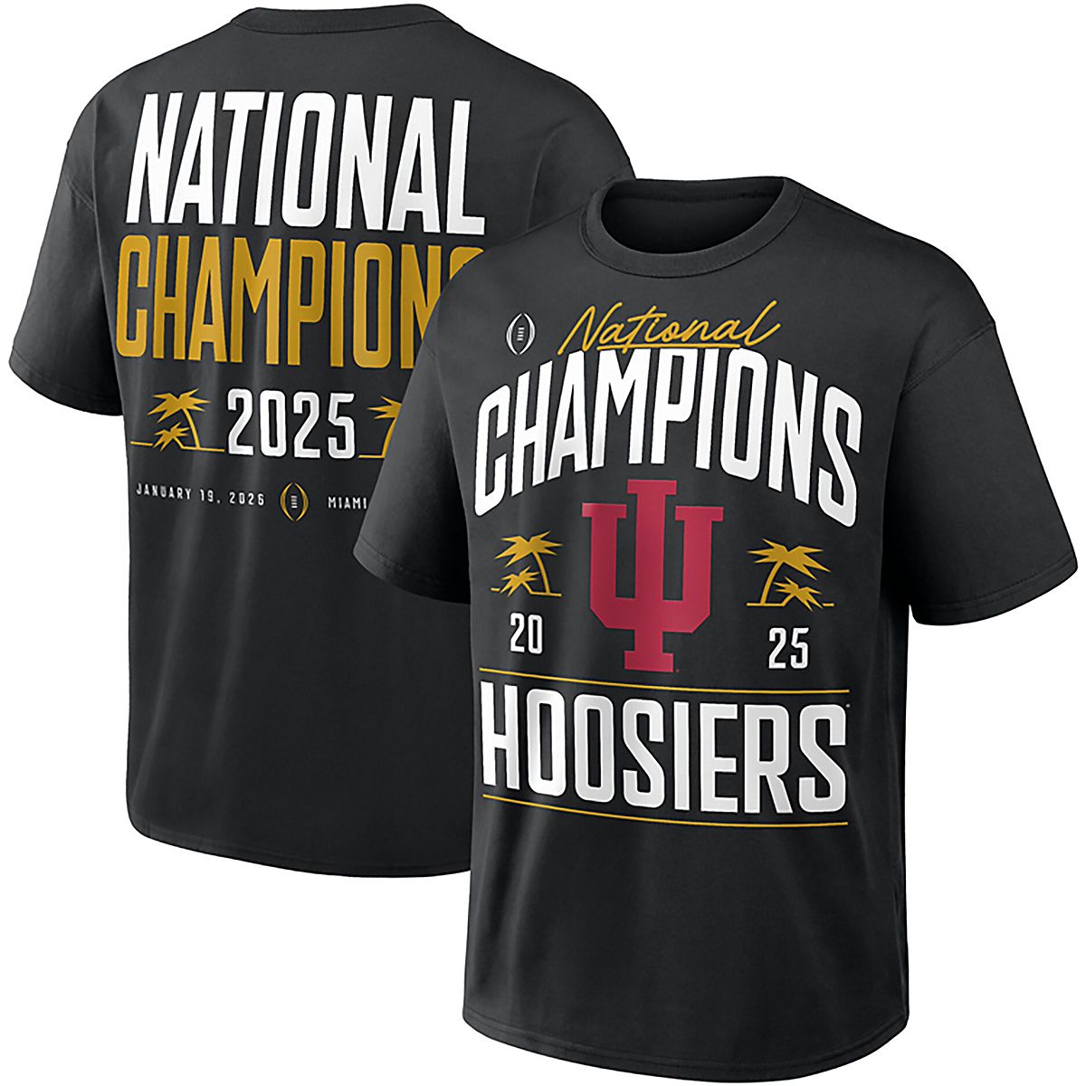 Nike Men's Indiana 2025 CFP National Champs Locker Room DS T-shirt ...
