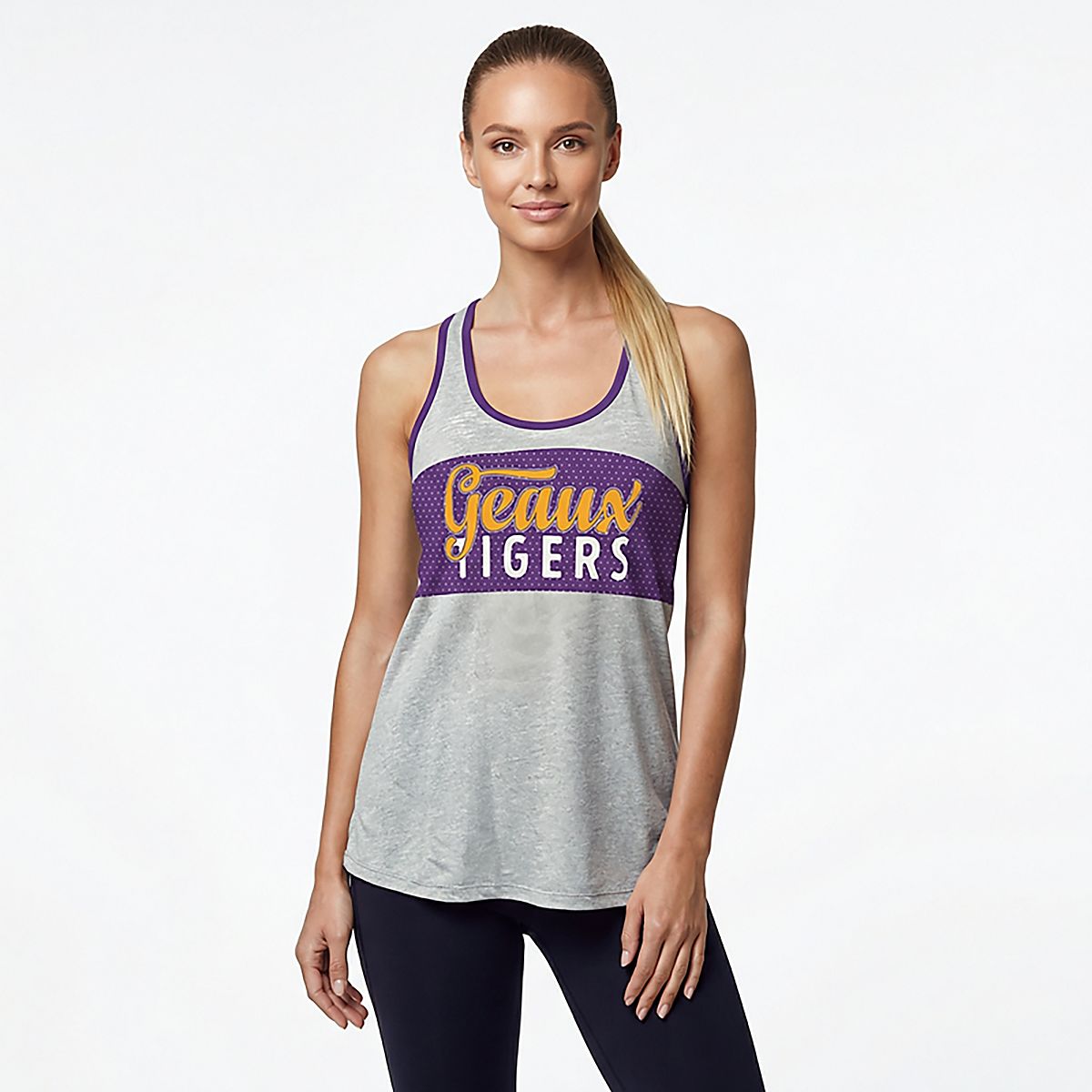 Pressbox Women's LSU Tracy Slub Tank Top | Academy