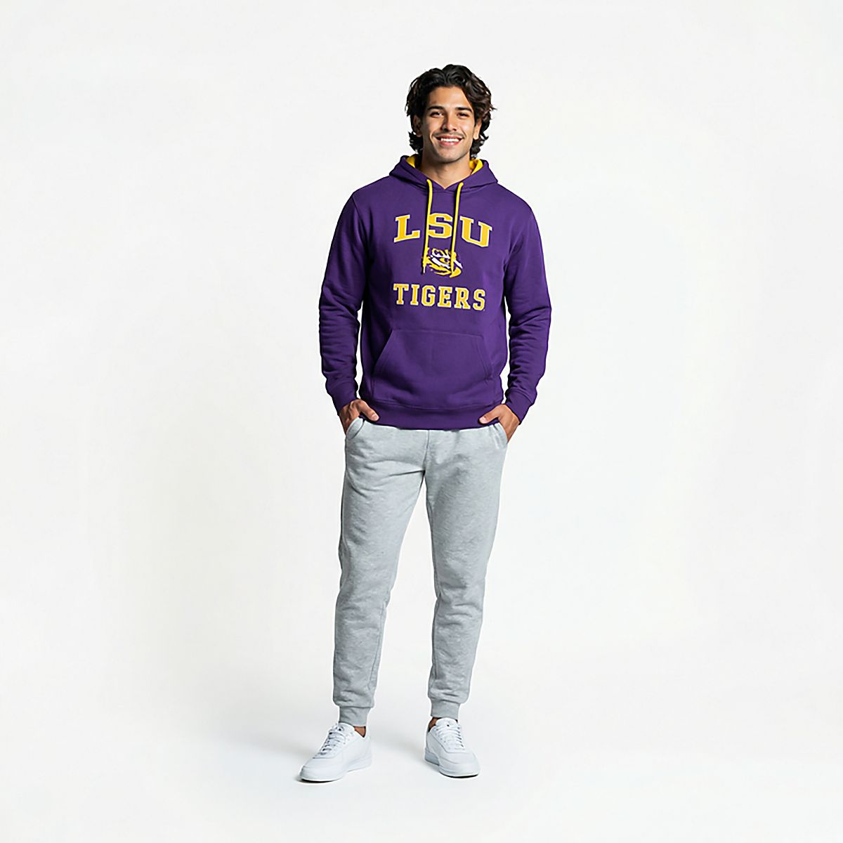 Colosseum Athletics Men's LSU Liam Hoodie | Academy