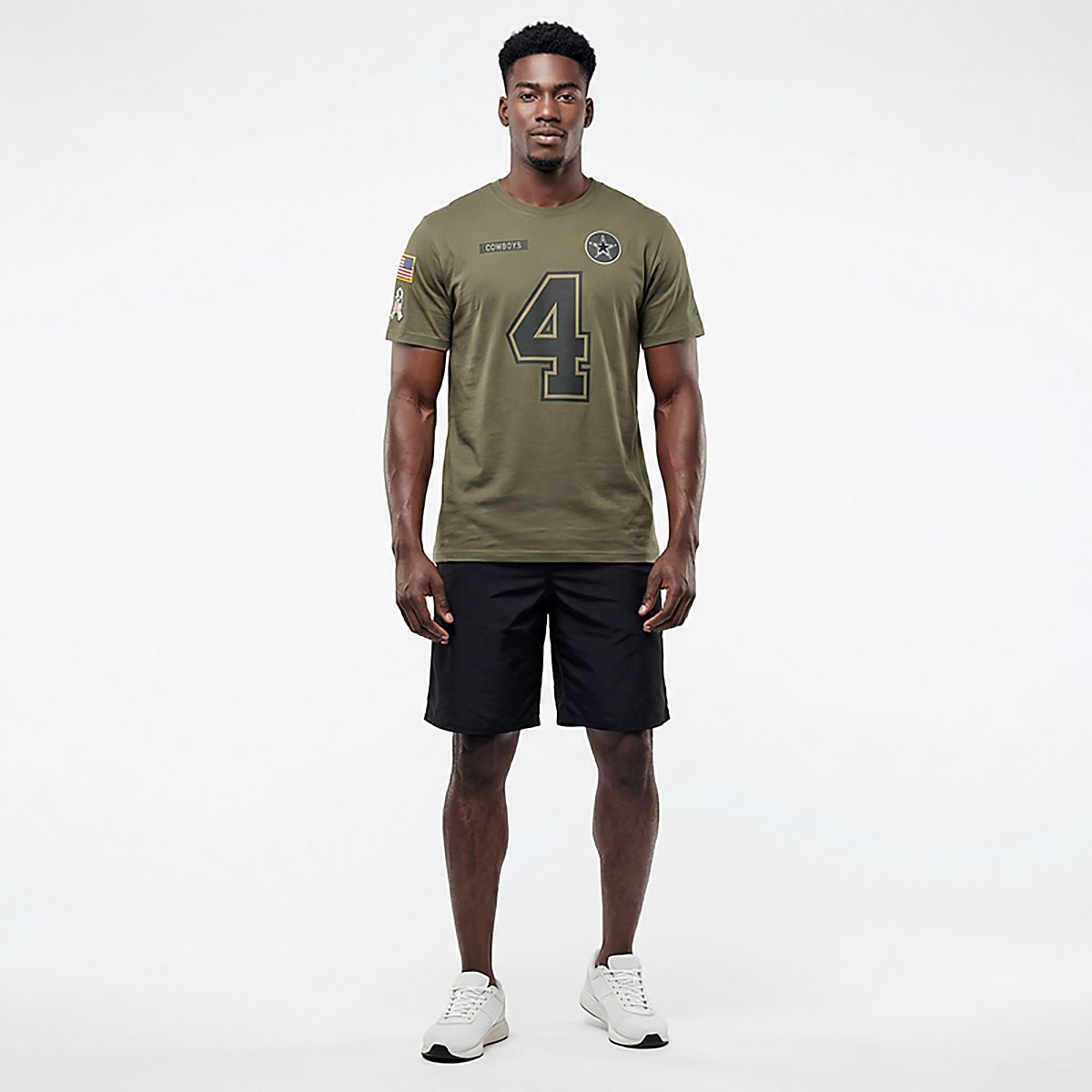 Nike Men's Dallas Cowboys Dak Prescott Salute To Service Player Name ...