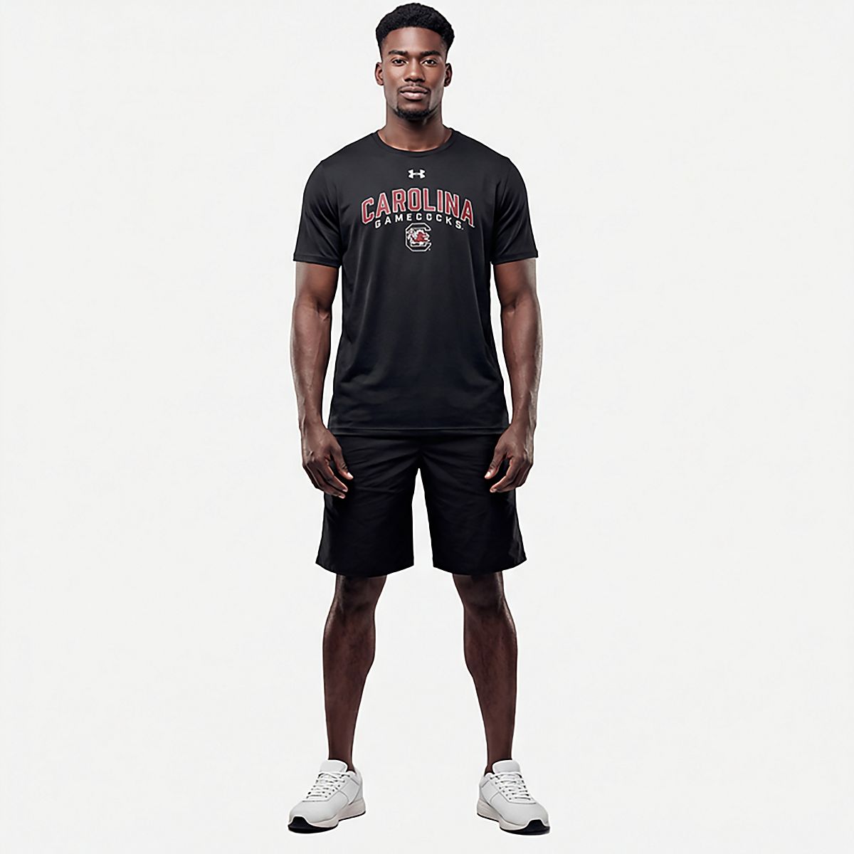 Under Armour Men's South Carolina School Arch Over Primary Logo T-shirt ...