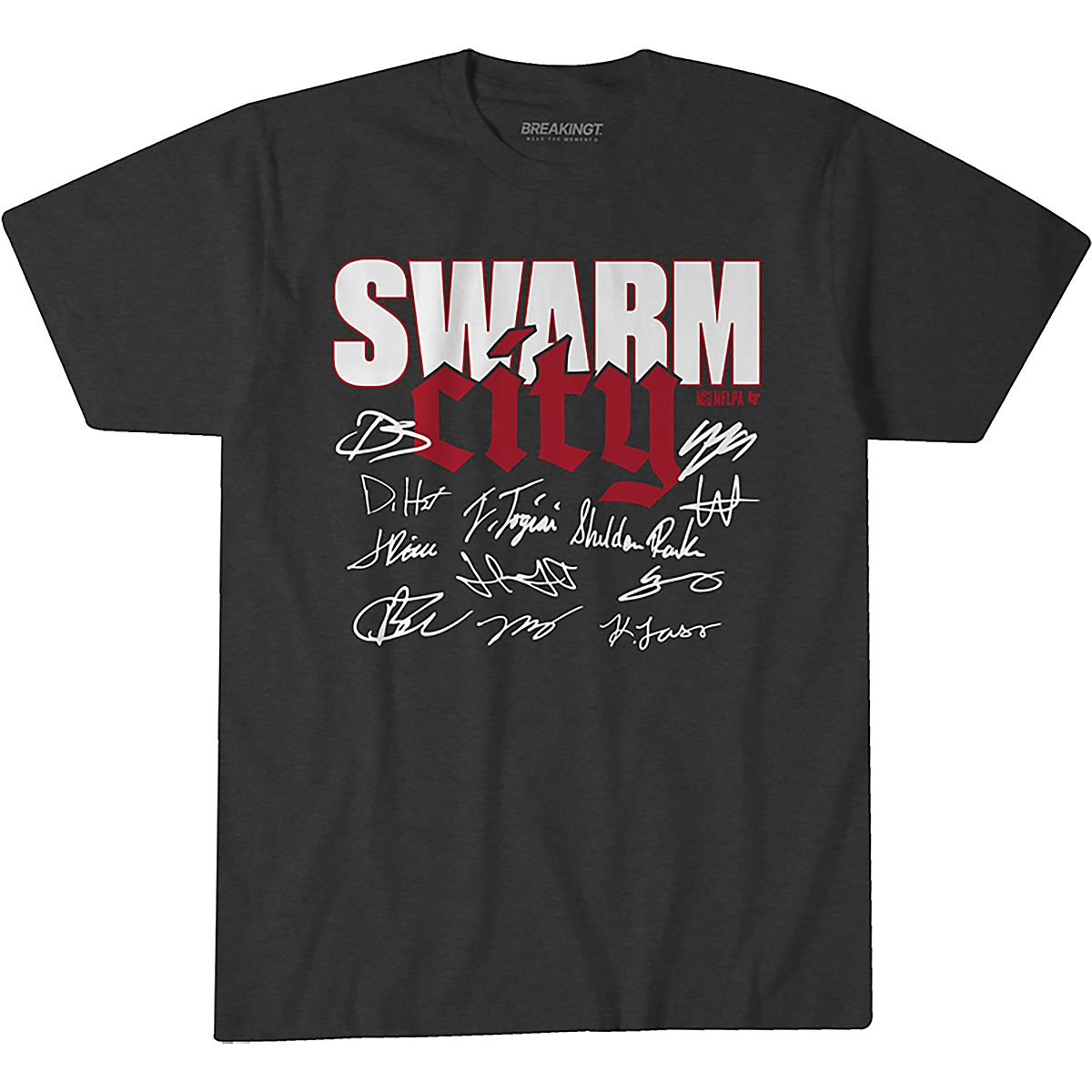BreakingT Kids' Houston Texans Swarm City Signatures Short Sleeve T ...