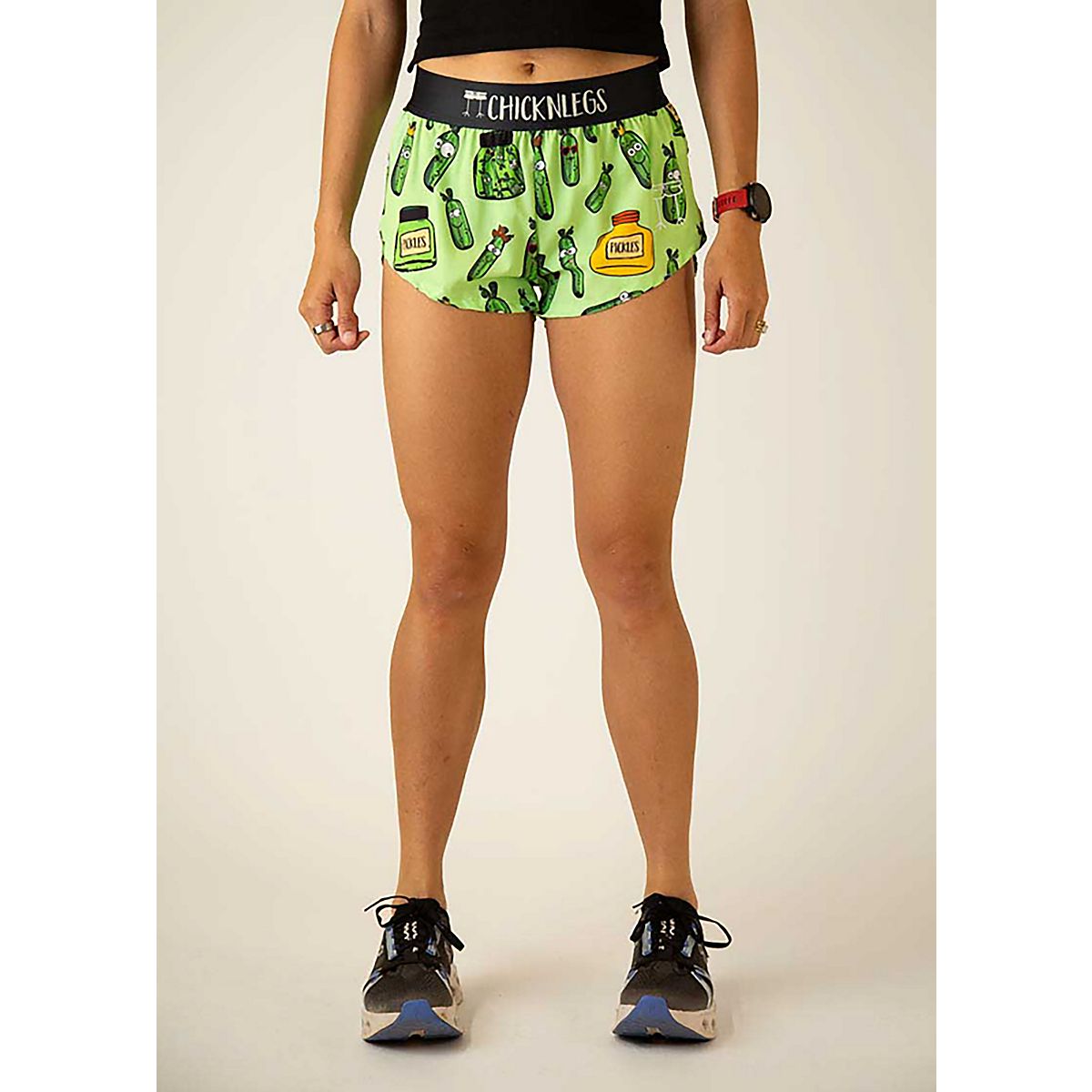 ChicknLegs Women's Pickles Split Shorts 1.5 in | Academy