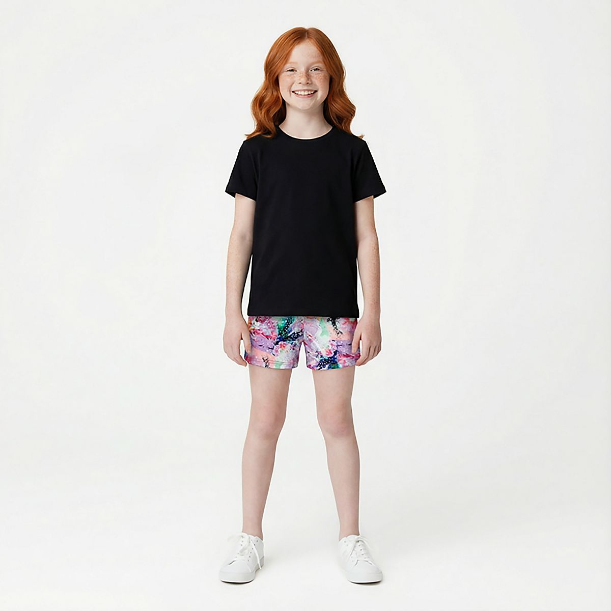 Rainbeau Moves Girls' Floral Print Shorts | Academy