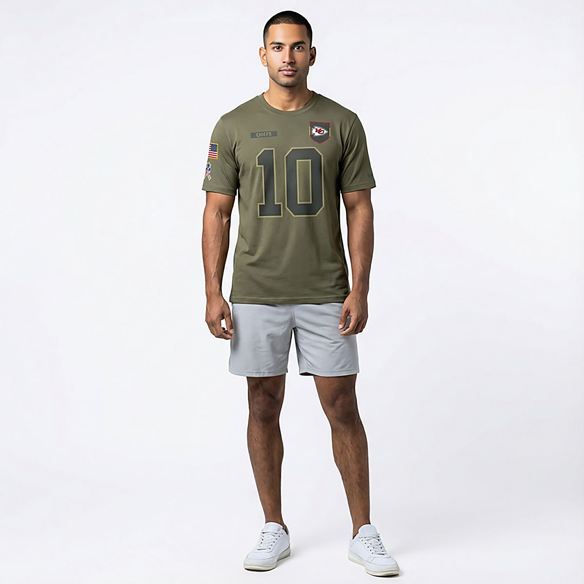 Nike Men's Chiefs Salute to Service Isiah Pacheco Player Name & Number ...