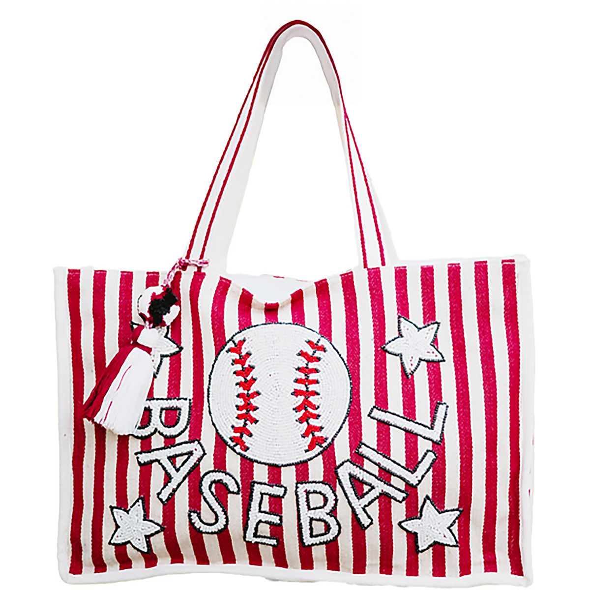 Katydid Baseball Sequined Striped & Stars Tote | Academy