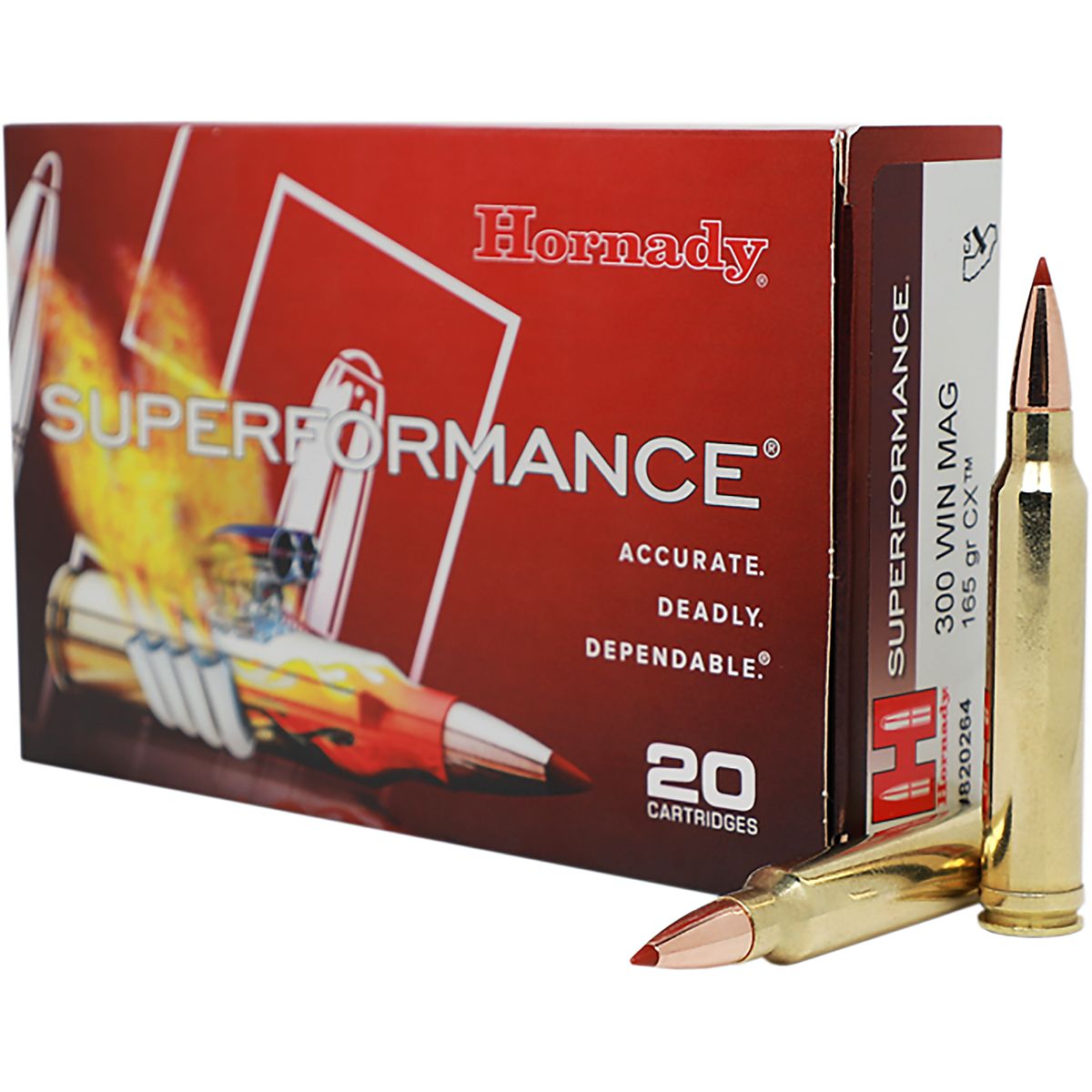 Hornady Superformance .300 Winchester Magnum 165-Grain Rifle Ammunition ...