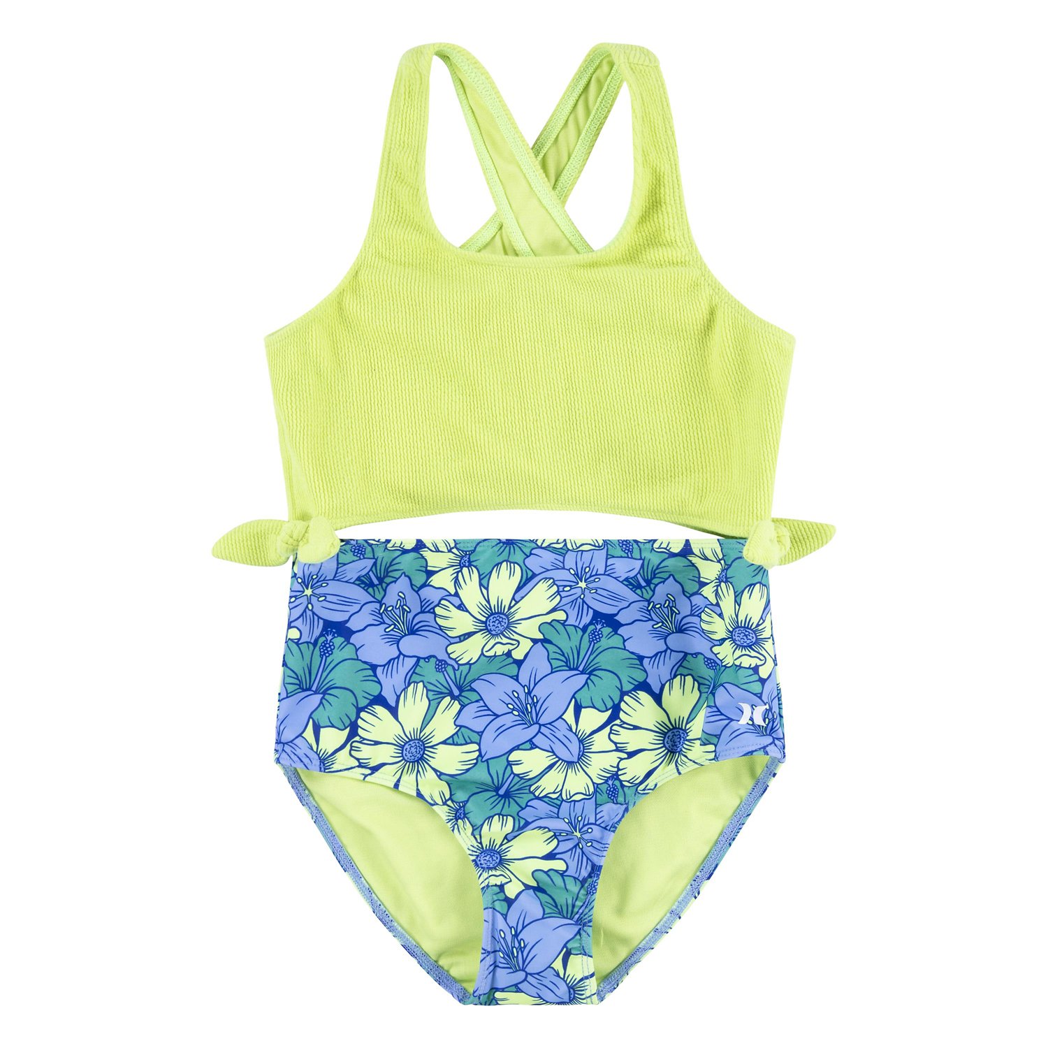 Hurley Girls' Floral Crossback Monokini | Academy