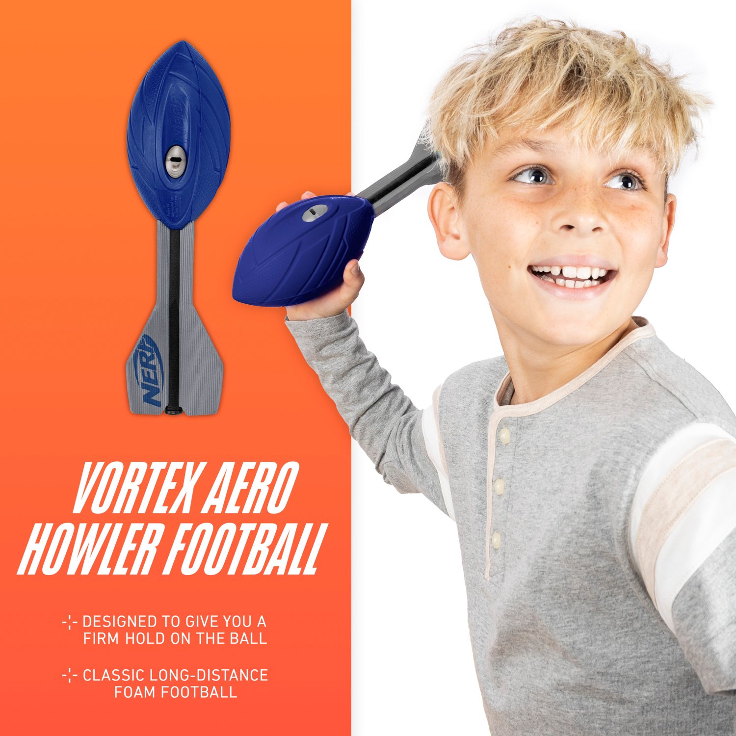 NERF Vortex Aero Howler Foam Football | Academy
