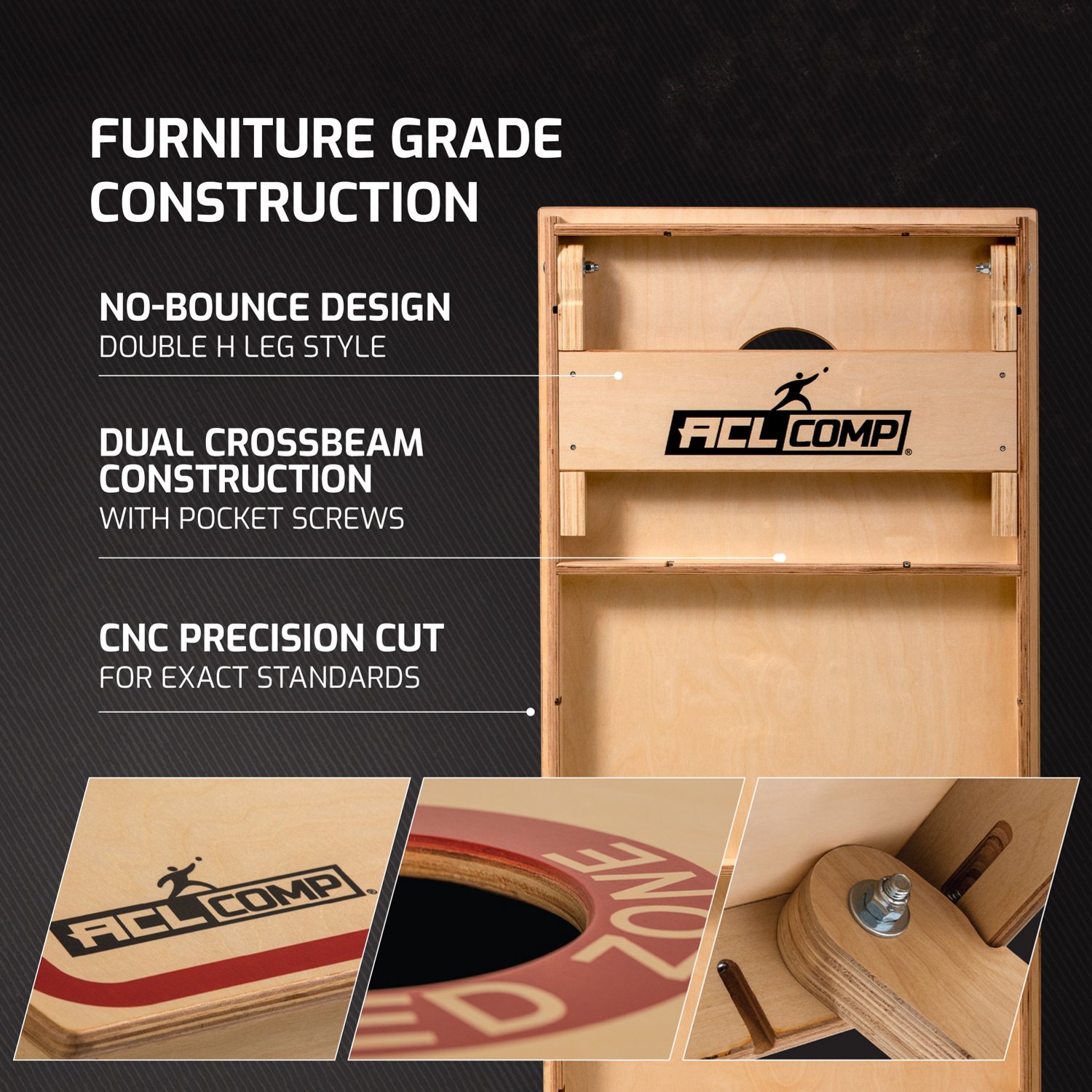 American Cornhole League ACL COMP 2x4 Cornhole Board | Academy