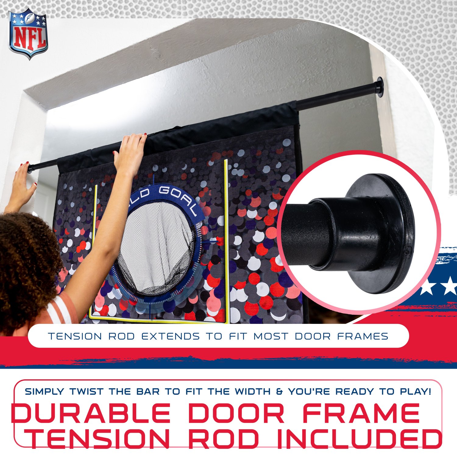 Franklin NFL Mini Football Deluxe Target Toss Game | Academy