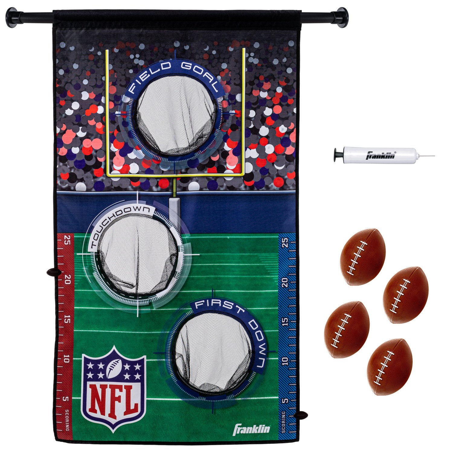 Franklin NFL Mini Football Deluxe Target Toss Game | Academy