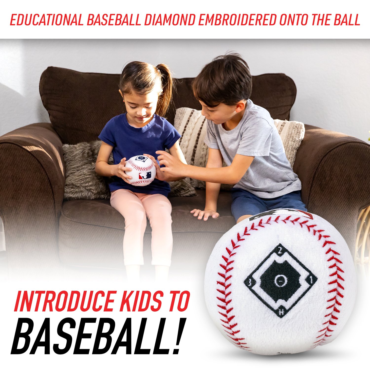 Franklin Sports MLB MyFirst Stuffed Toy Baseball | Academy