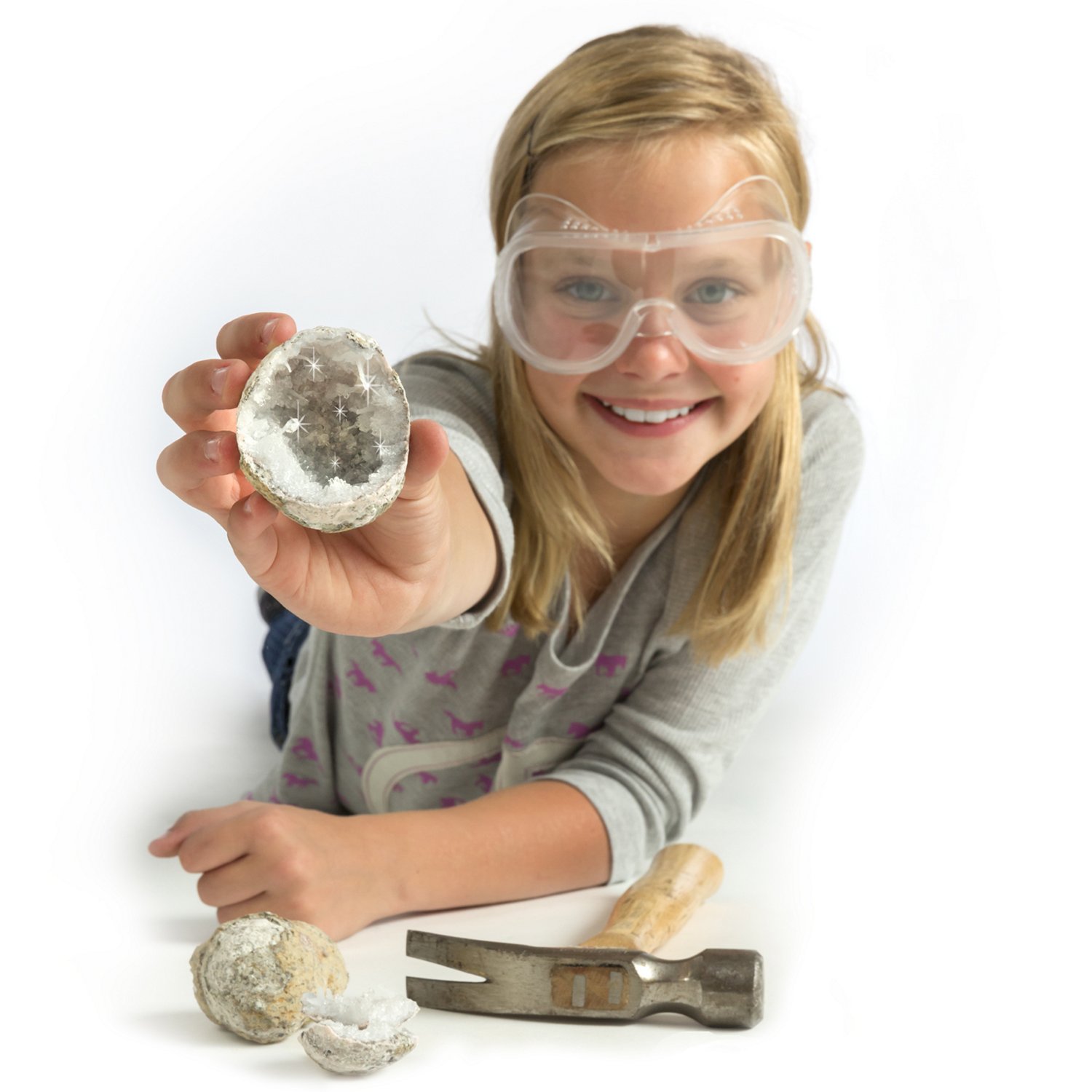 National Geographic Break Your Own Geode 2-Piece Kit | Academy