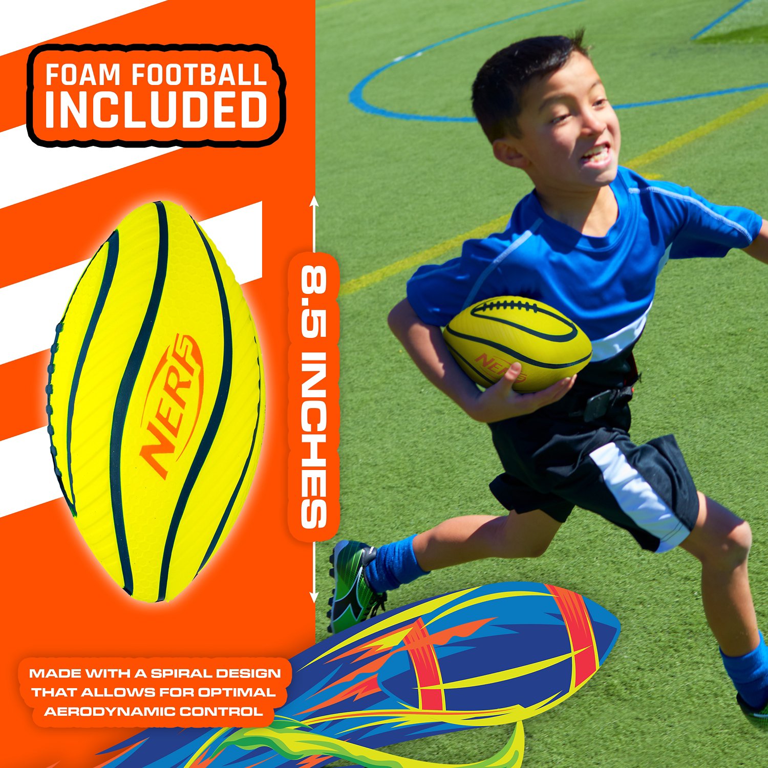 NERF 10 Player Flag Football Set | Academy