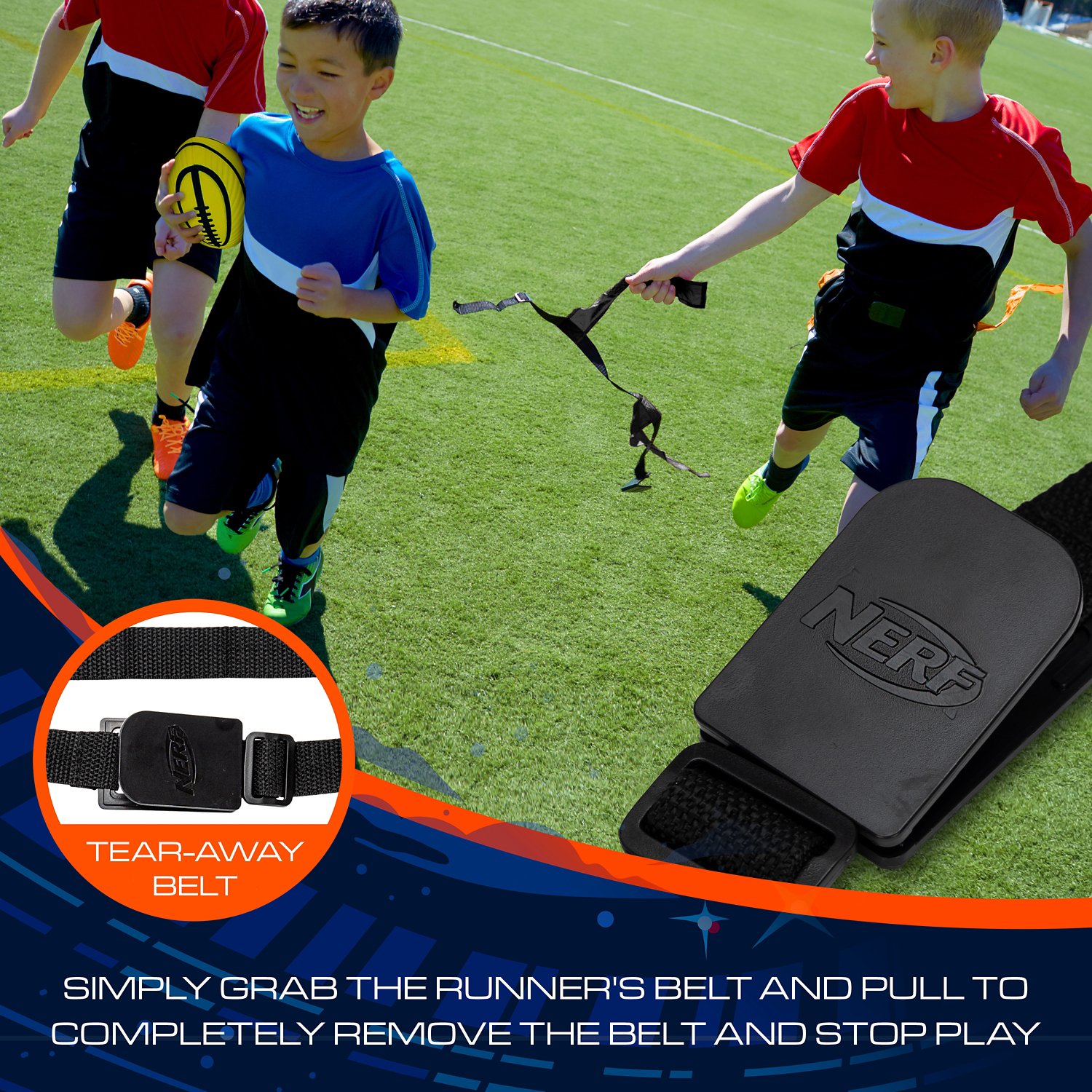 NERF 10 Player Flag Football Set | Academy