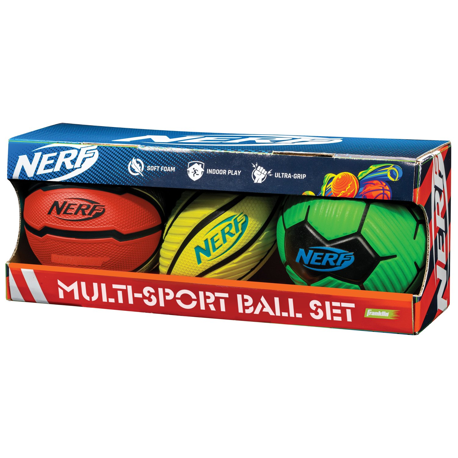 NERF Multi Sport Ball 3-Pack | Academy