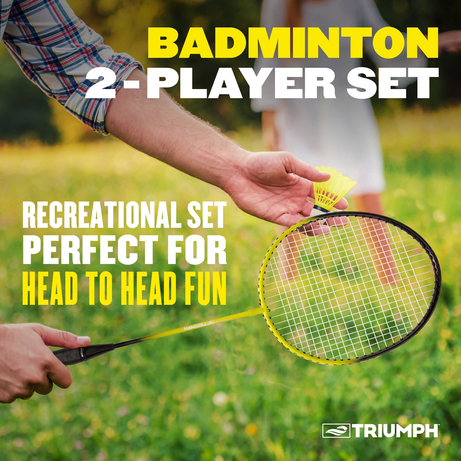 Triumph 2-Player Badminton Racquet Set | Academy