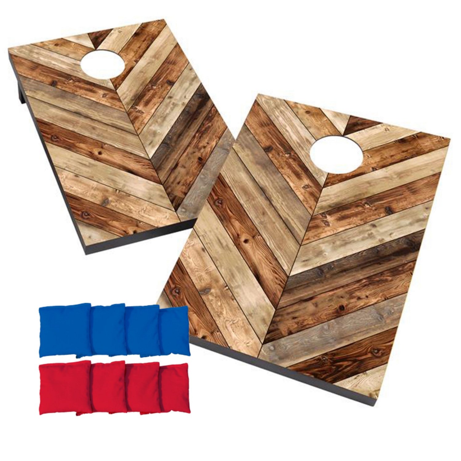 Victory Tailgate 2 x 3 ft Herringbone Cornhole Bag Toss Set | Academy