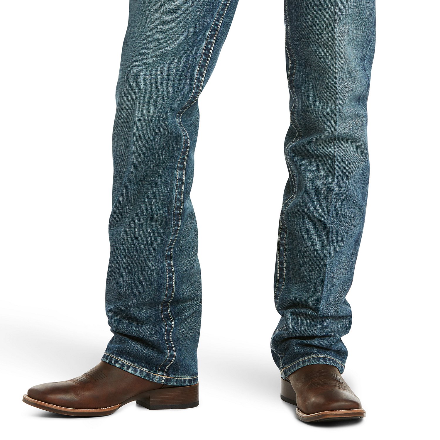 Ariat Men's M5 Slim Boundary Stackable Straight Leg Jeans | Academy