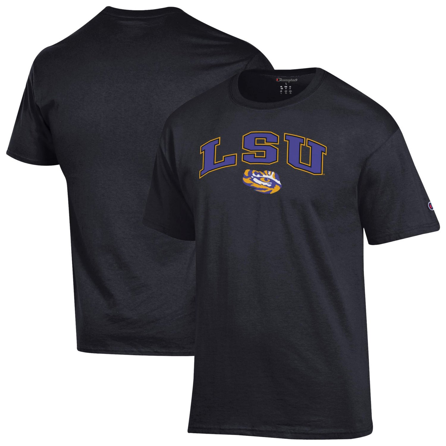 Champion LSU Tigers Arch Over Logo T-Shirt | Academy