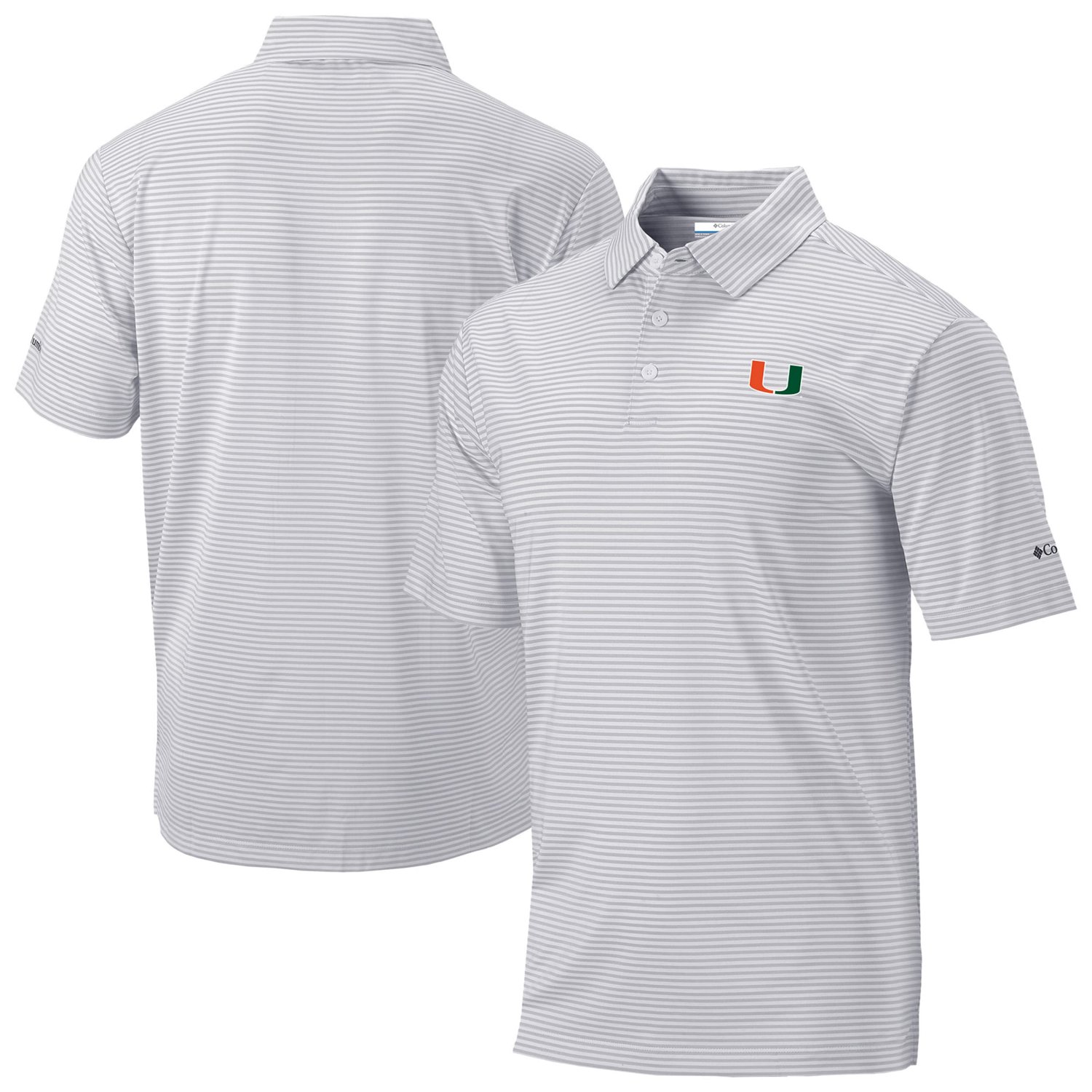 Columbia Miami Hurricanes Omni-Wick Club Invite Polo | Academy