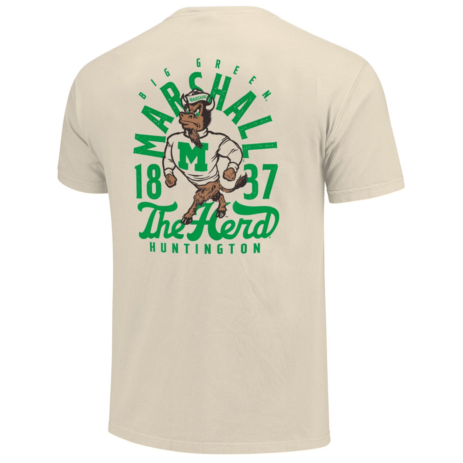 Marshall Thundering Herd Comfort Colors Mascot Overlay T-Shirt | Academy