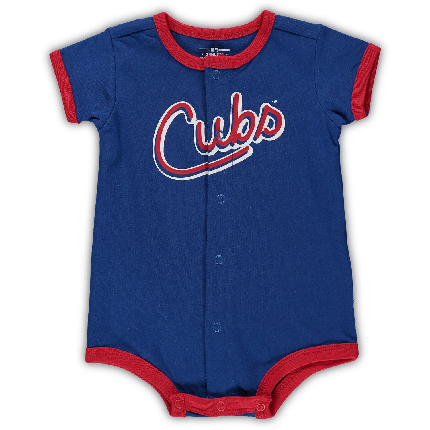 Newborn Chicago Cubs Stripe Power Hitter Romper | Academy