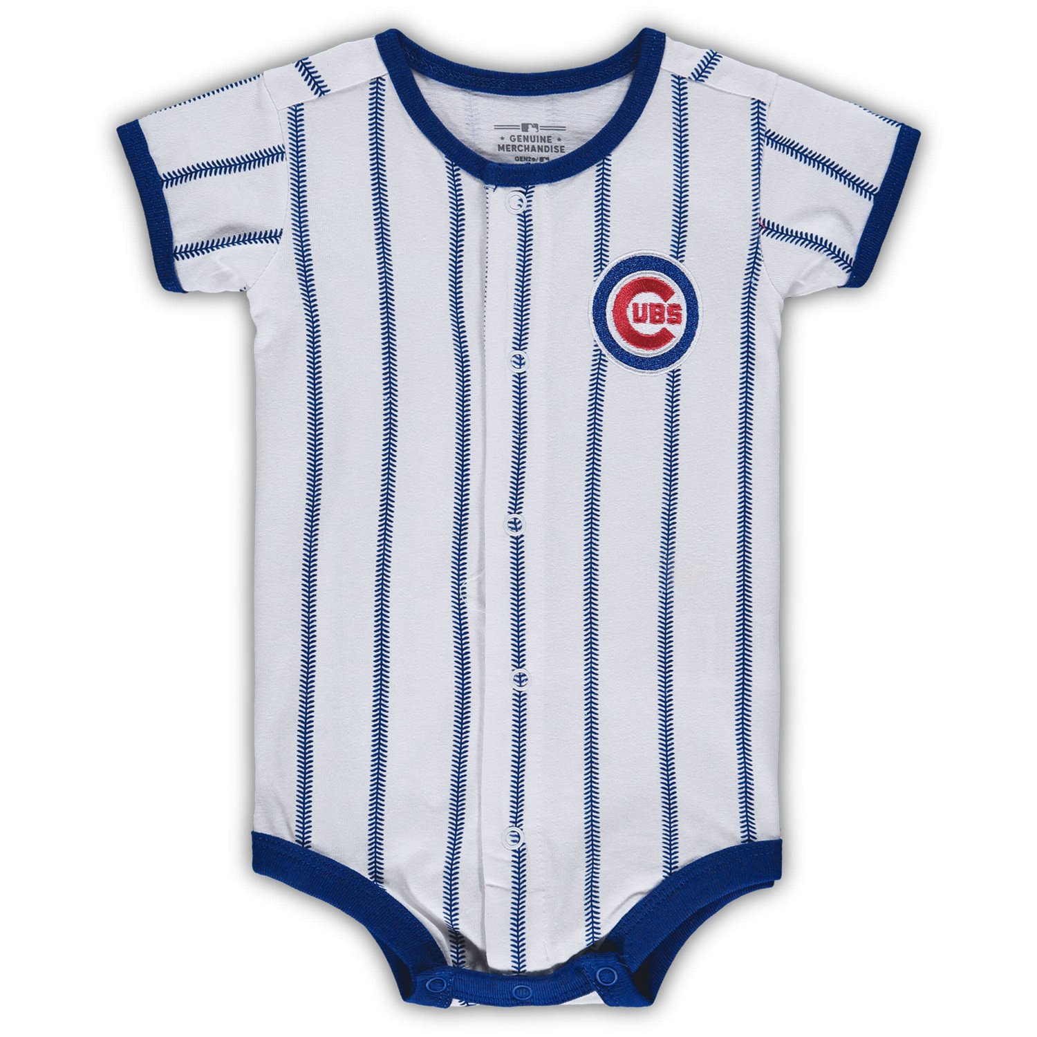 Newborn Royal Chicago Cubs Power Hitter Short Sleeve Bodysuit | Academy
