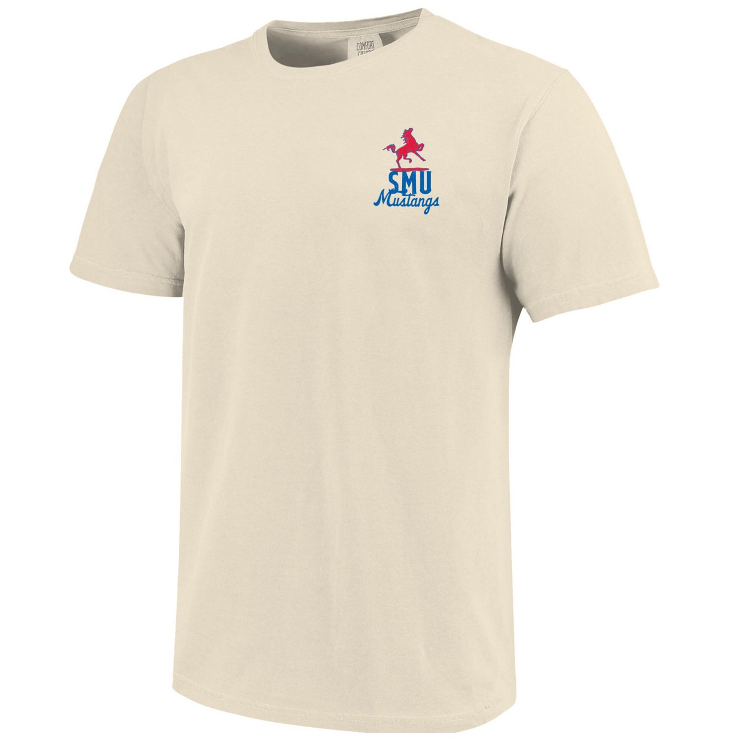 SMU Mustangs Comfort Colors Mascot Overlay T-Shirt | Academy