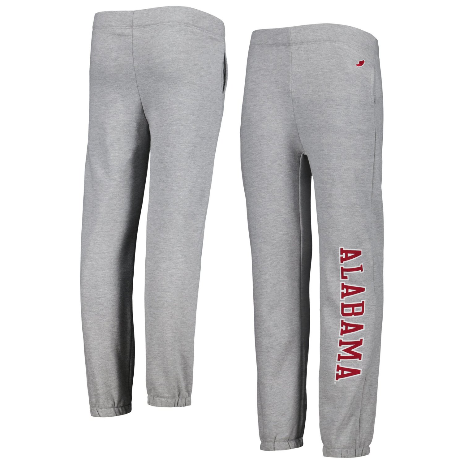 Youth League Collegiate Wear Gray Alabama Crimson Tide Essential Pants ...