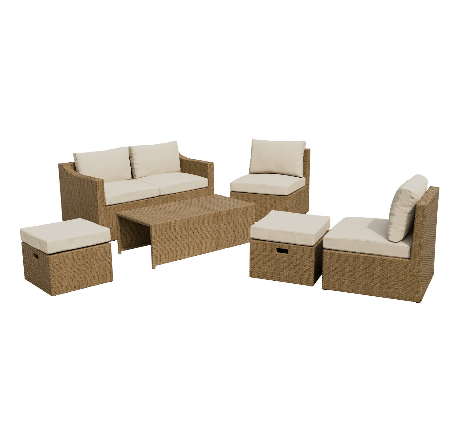 Mosaic Vanderwood 6-Piece Nesting Conversation Set | Academy