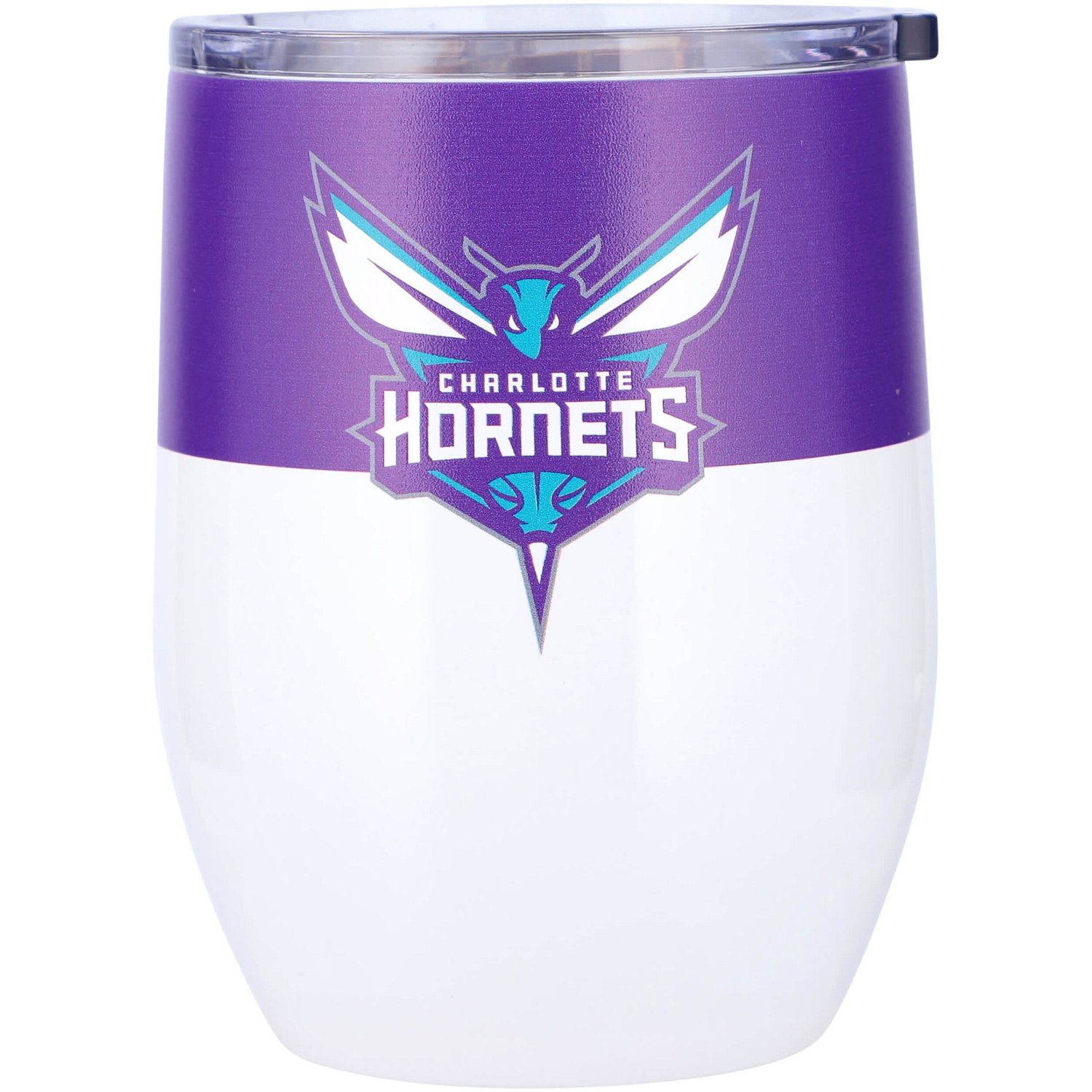 Charlotte Hornets 16oz Colorblock Stainless Steel Curved Tumbler | Academy