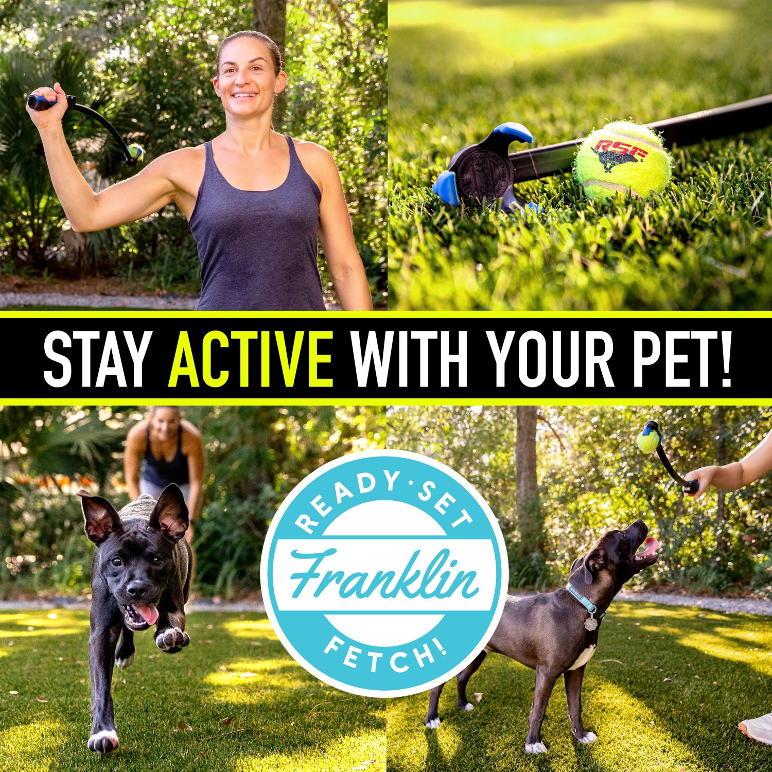Franklin Pet Supple Mini Tennis Ball Launcher | Academy