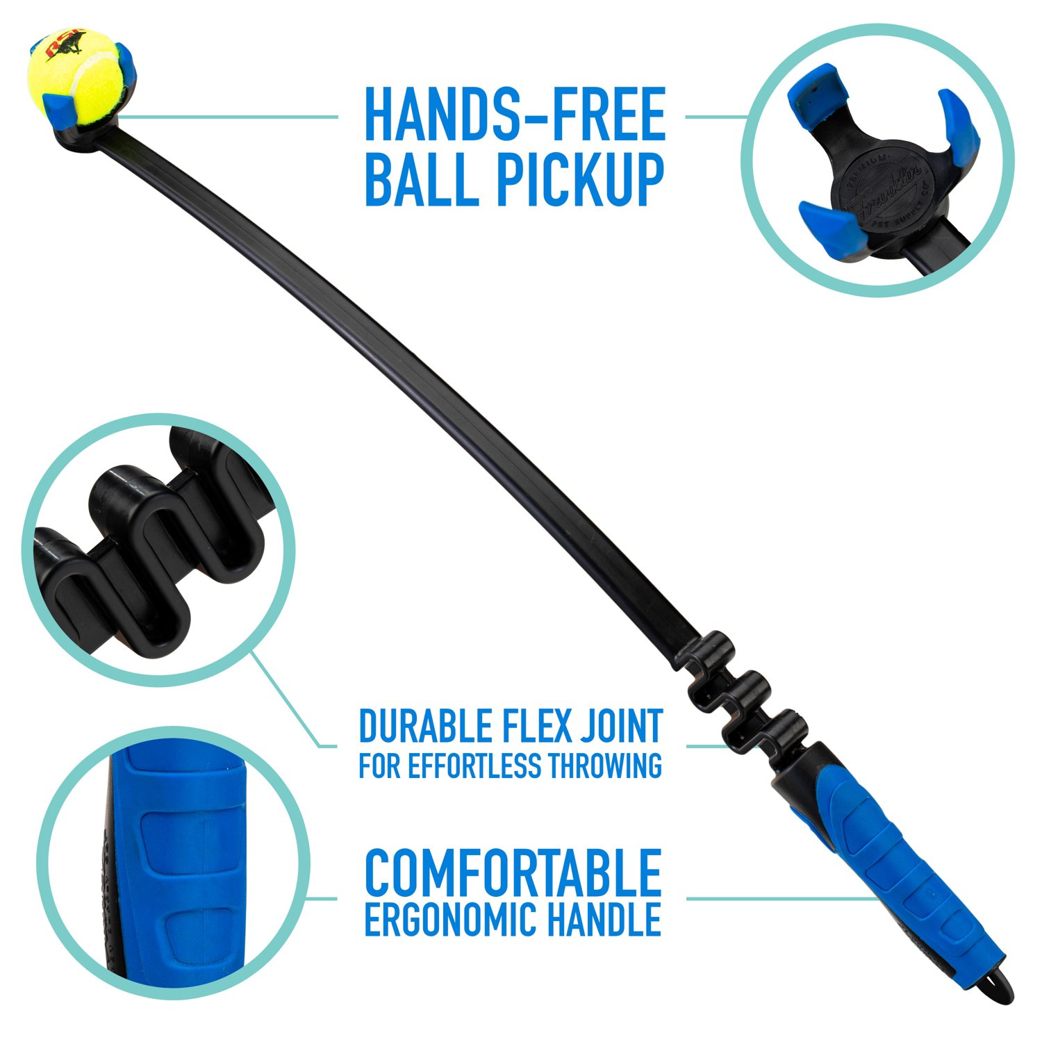 Franklin Pet Supple Mini Tennis Ball Launcher | Academy
