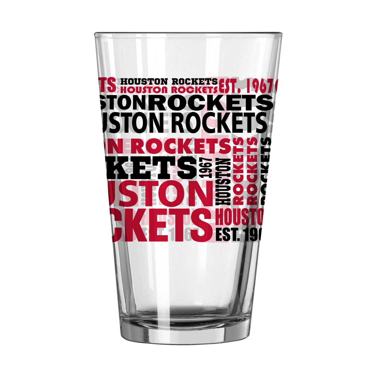 Houston Rockets 16oz Team Spirit Pint Glass | Academy