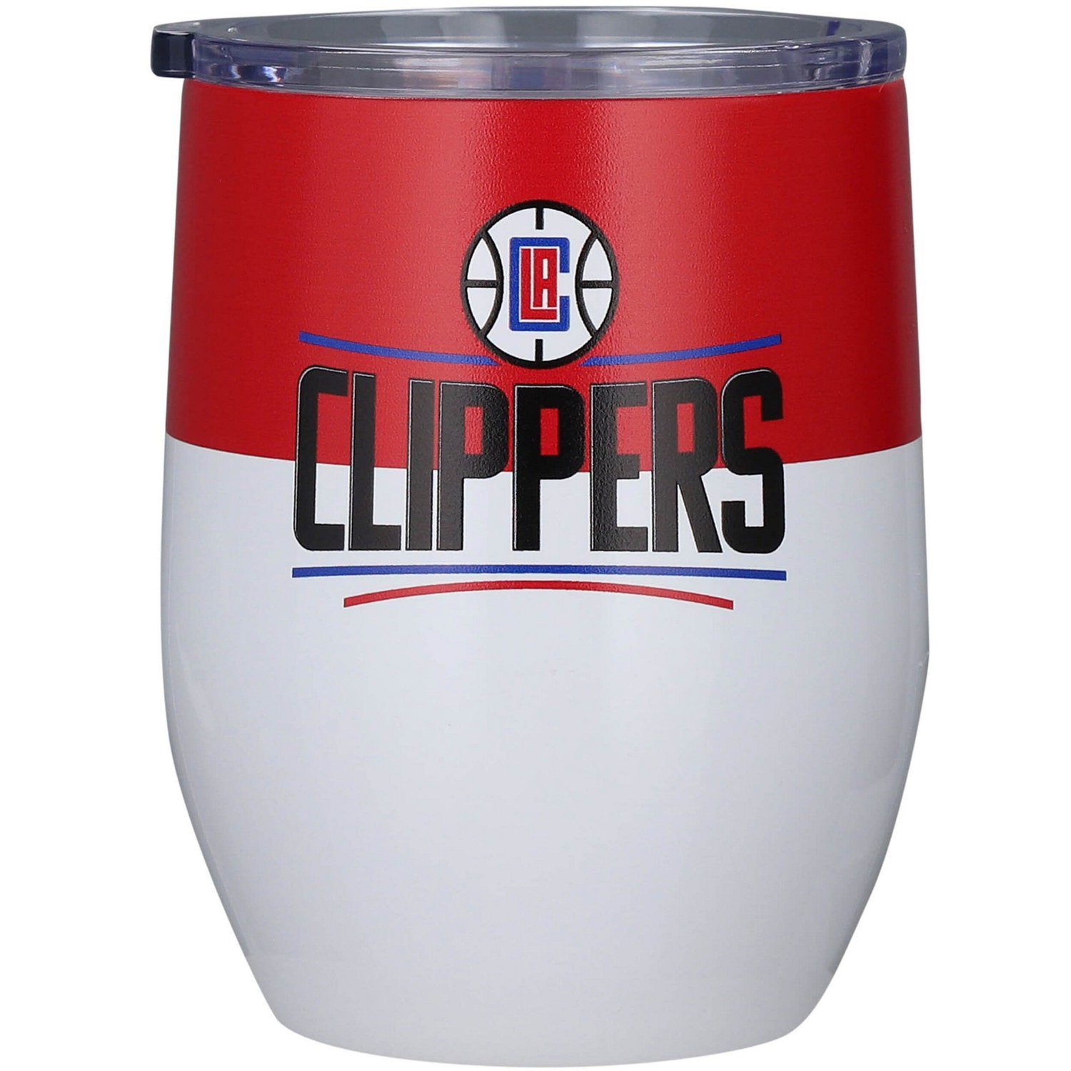 LA Clippers 16oz Colorblock Stainless Steel Curved Tumbler | Academy