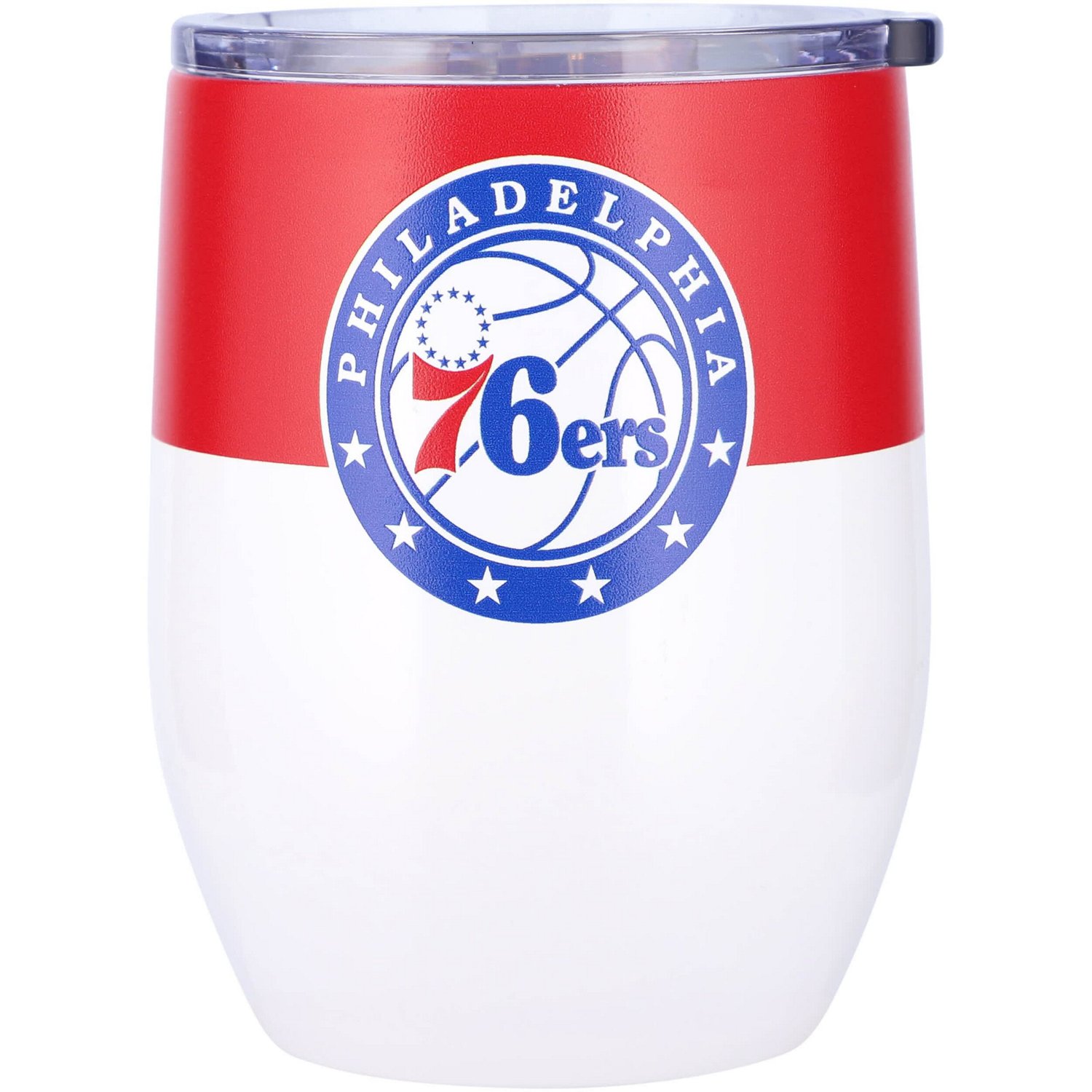 Philadelphia 76ers 16oz Colorblock Stainless Steel Curved Tumbler | Academy