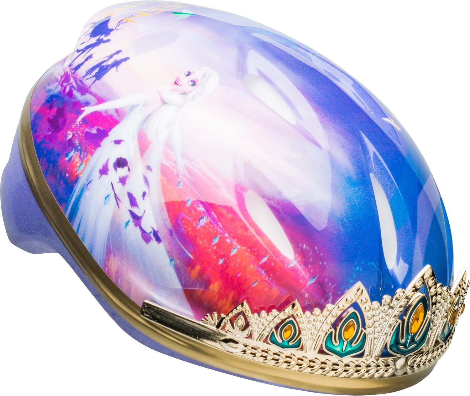 Bell Girls’ Frozen II 3-D Queen Anna Tiara Bike Helmet | Academy
