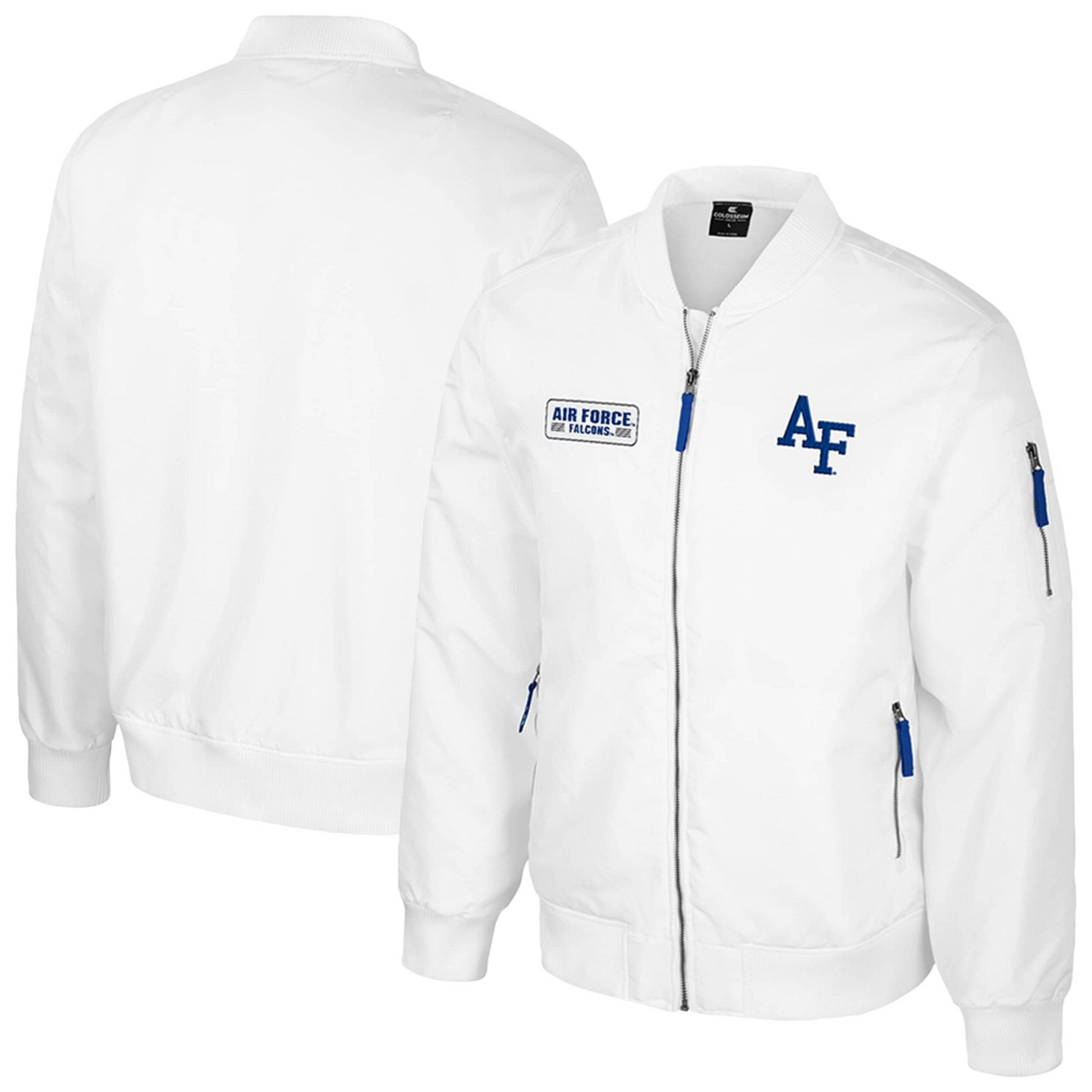 Colosseum Air Force Falcons Rabbit Full-Zip Bomber Jacket | Academy