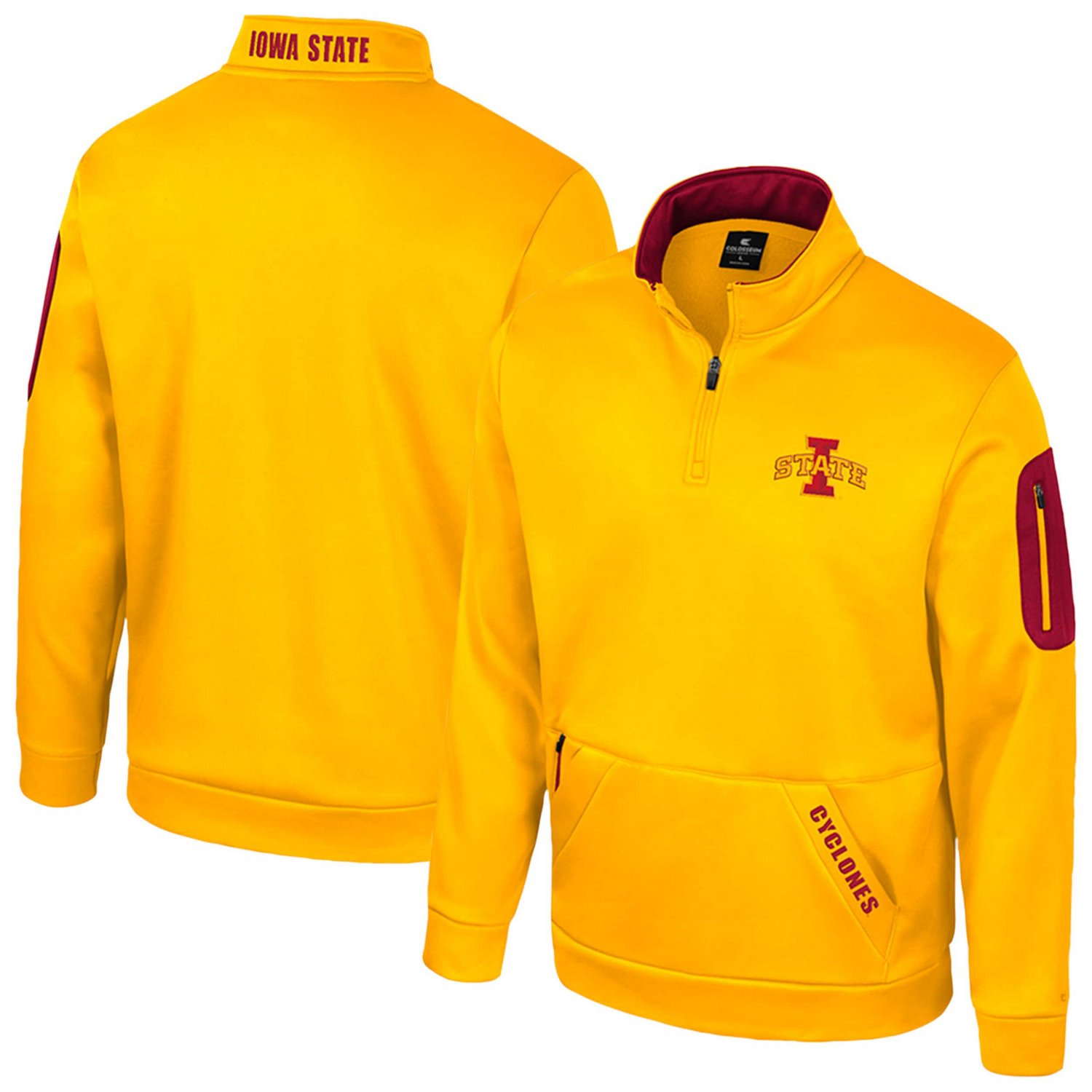 Colosseum Iowa State Cyclones Mainframe Quarter-Zip Fleece Jacket | Academy